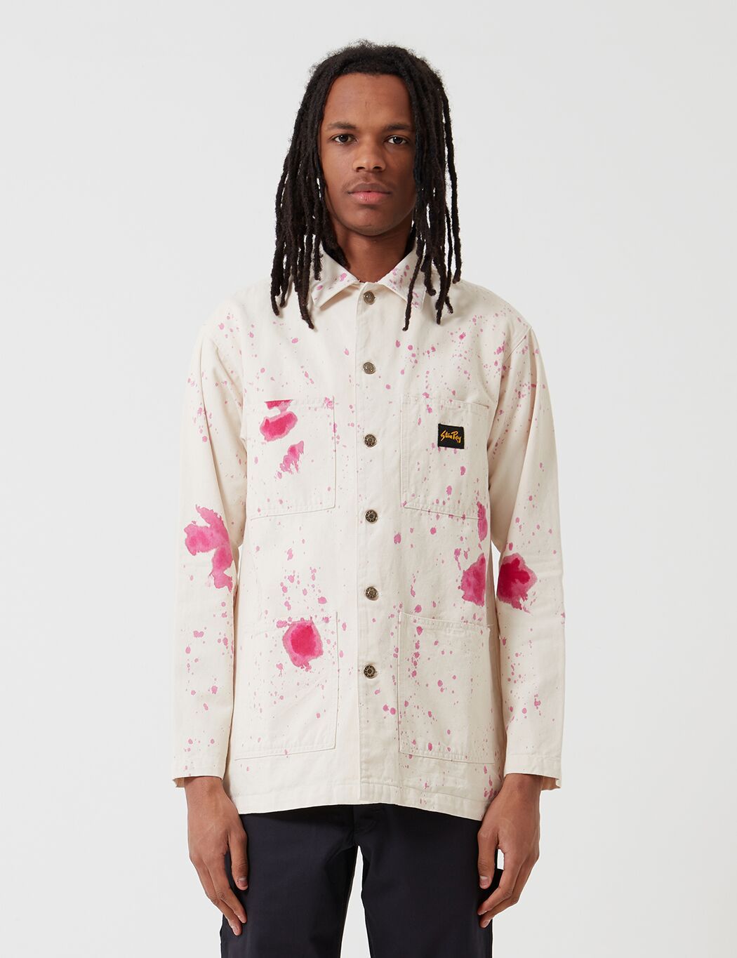Stan Ray Shop Jacket (Paint Splatter) - Natural | Garmentory