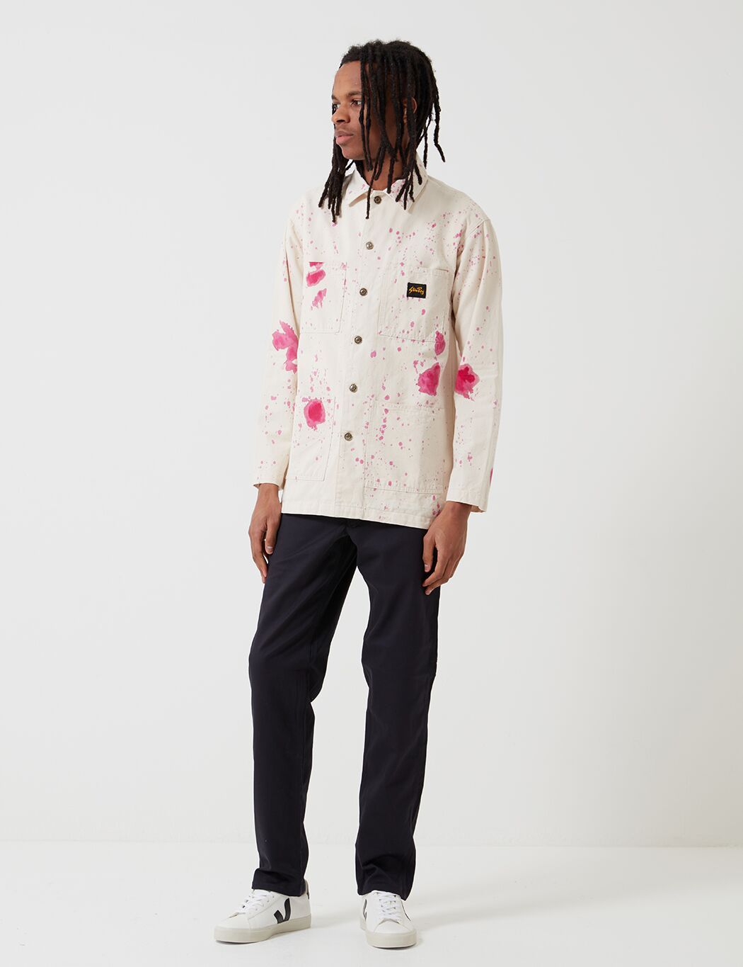Stan Ray Shop Jacket (Paint Splatter) - Natural | Garmentory