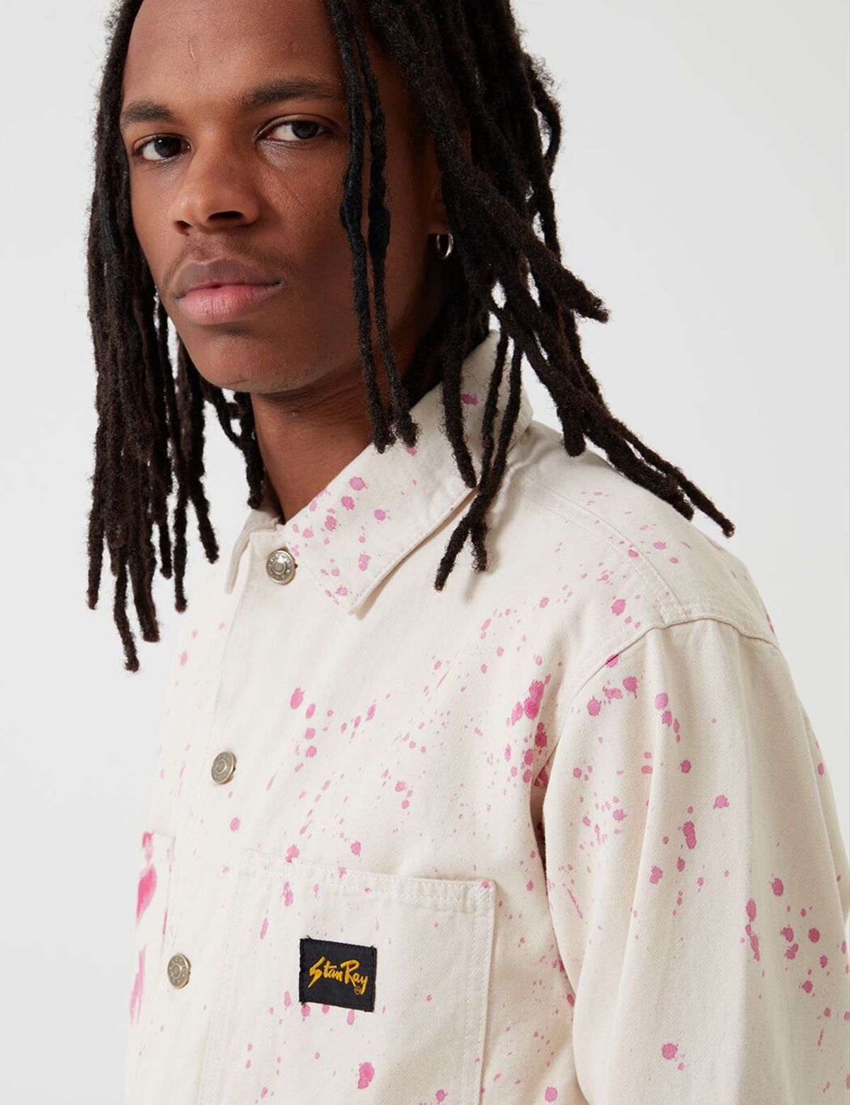 Stan Ray Shop Jacket (Paint Splatter) - Natural | Garmentory