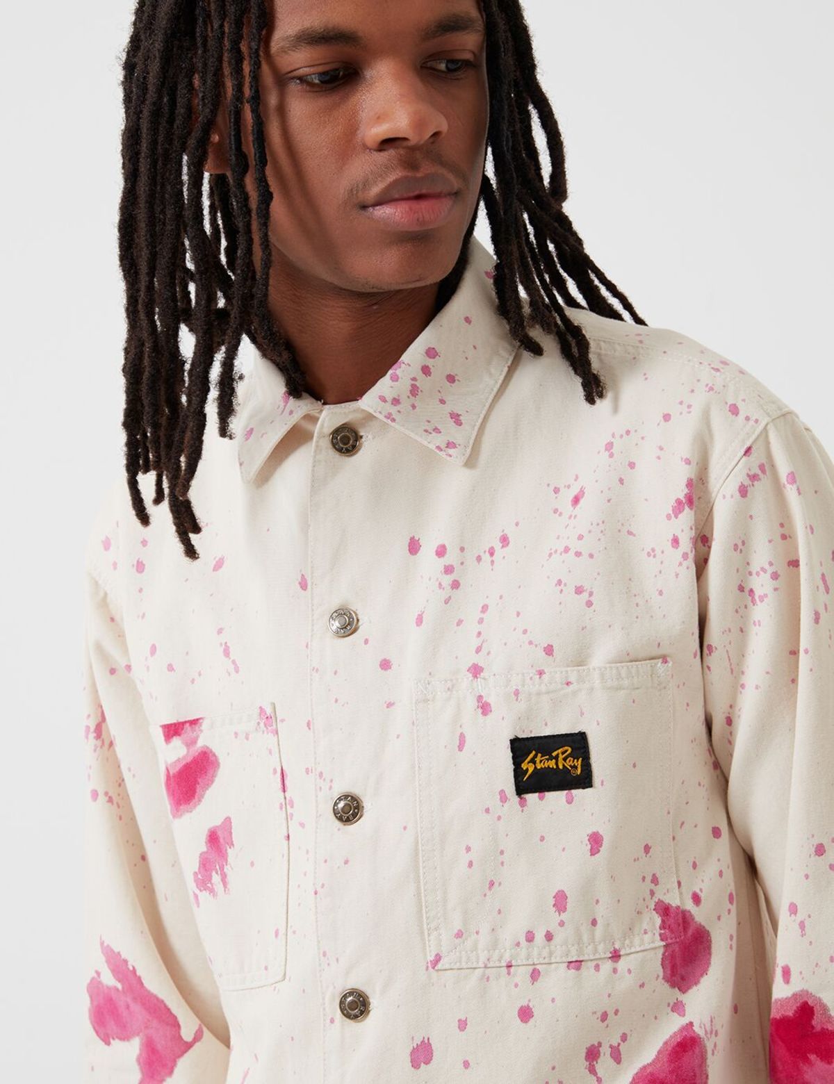 Stan Ray Shop Jacket (Paint Splatter) - Natural | Garmentory