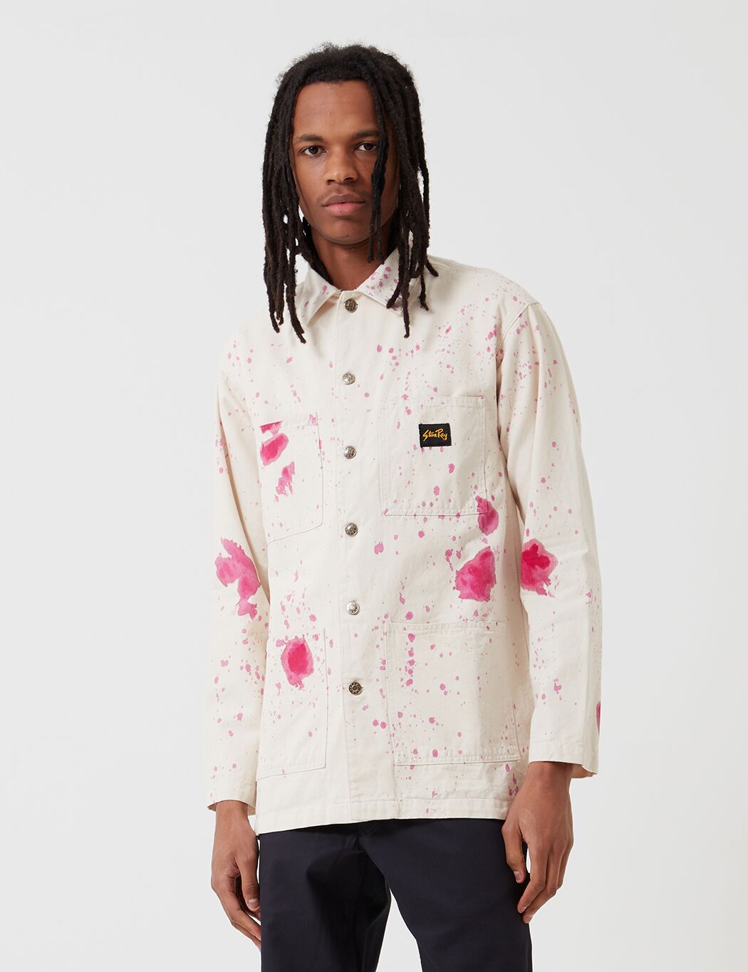 Stan Ray Shop Jacket (Paint Splatter) - Natural | Garmentory
