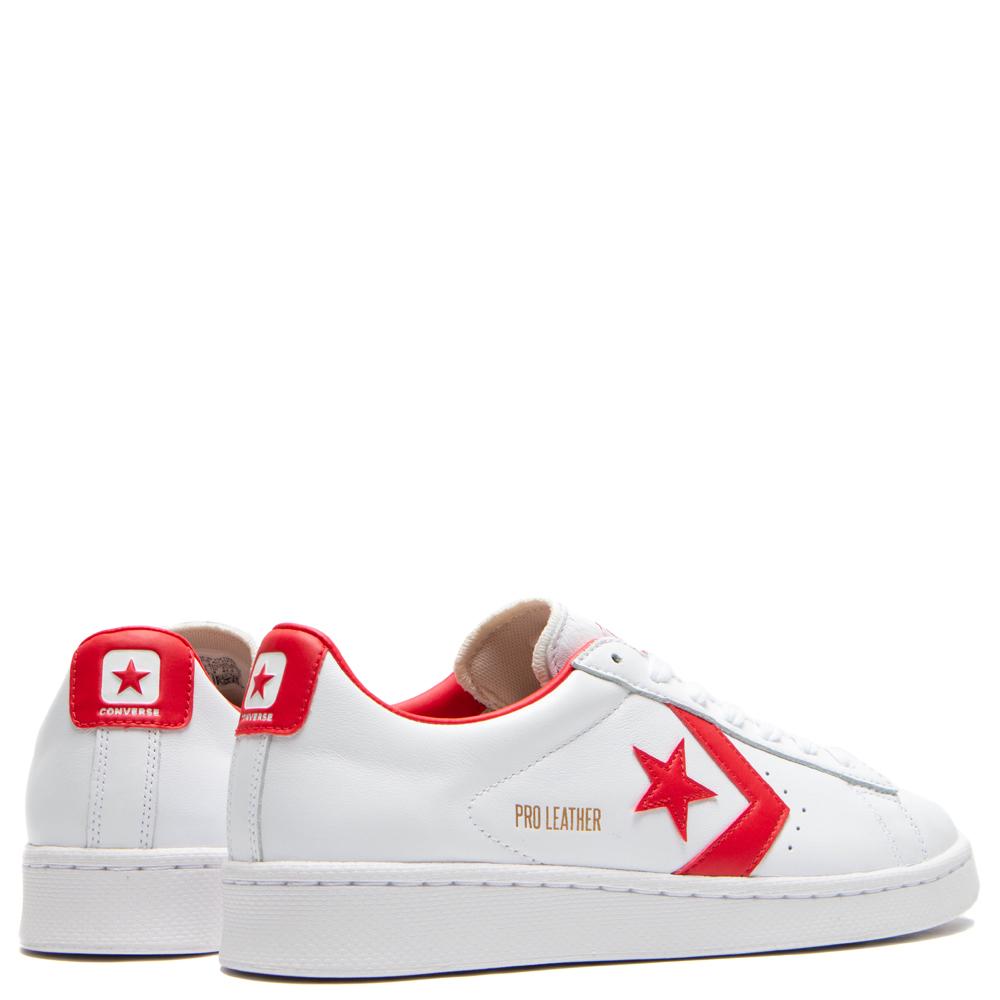 Converse Pro Leather Ox OG Sneakers - White/University Red | Garmentory