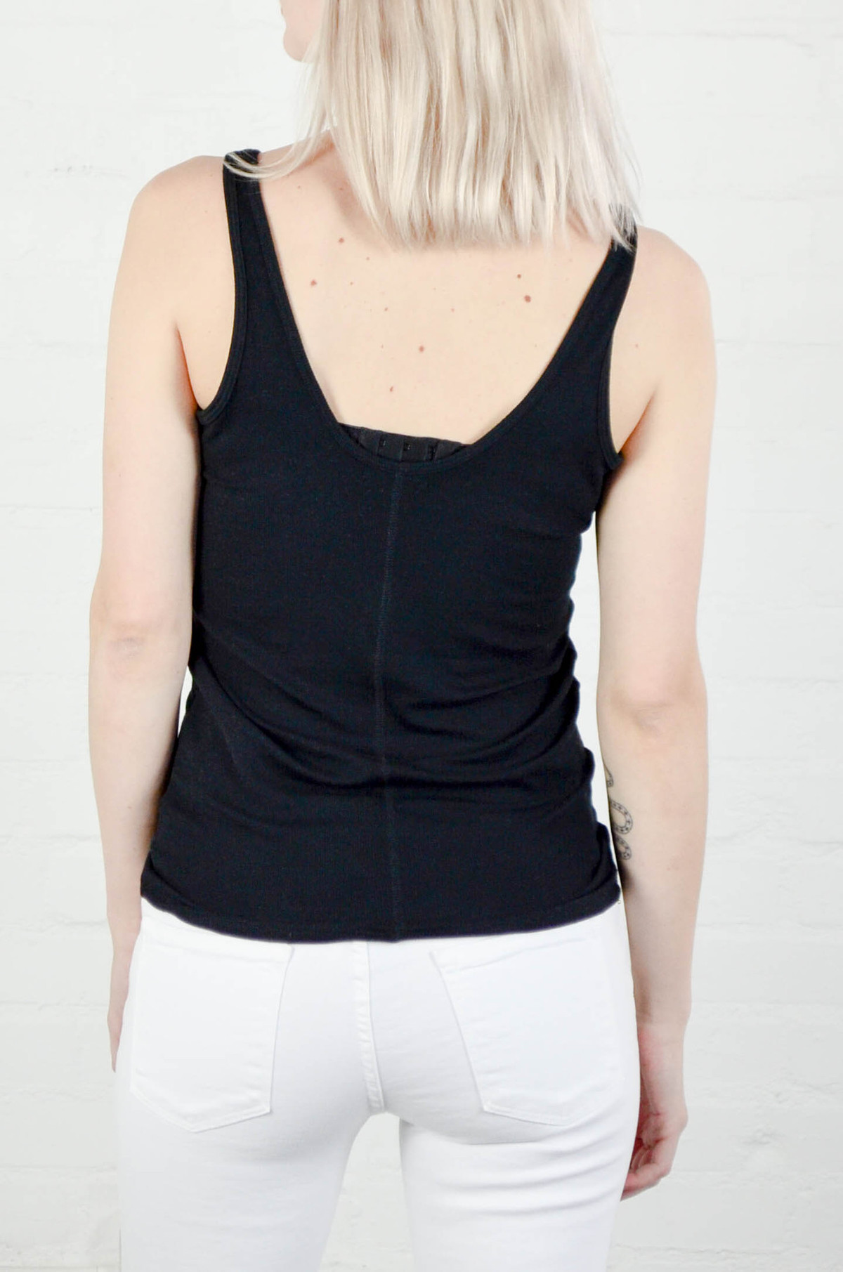 ATM Anthony Thomas Melillo ATM Black Wrestler Tank | Garmentory