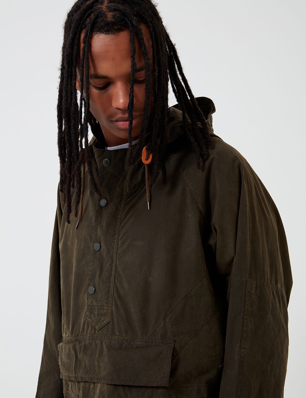 Barbour x Engineered Garments Washed Warby Casual Jacket - Olive ...