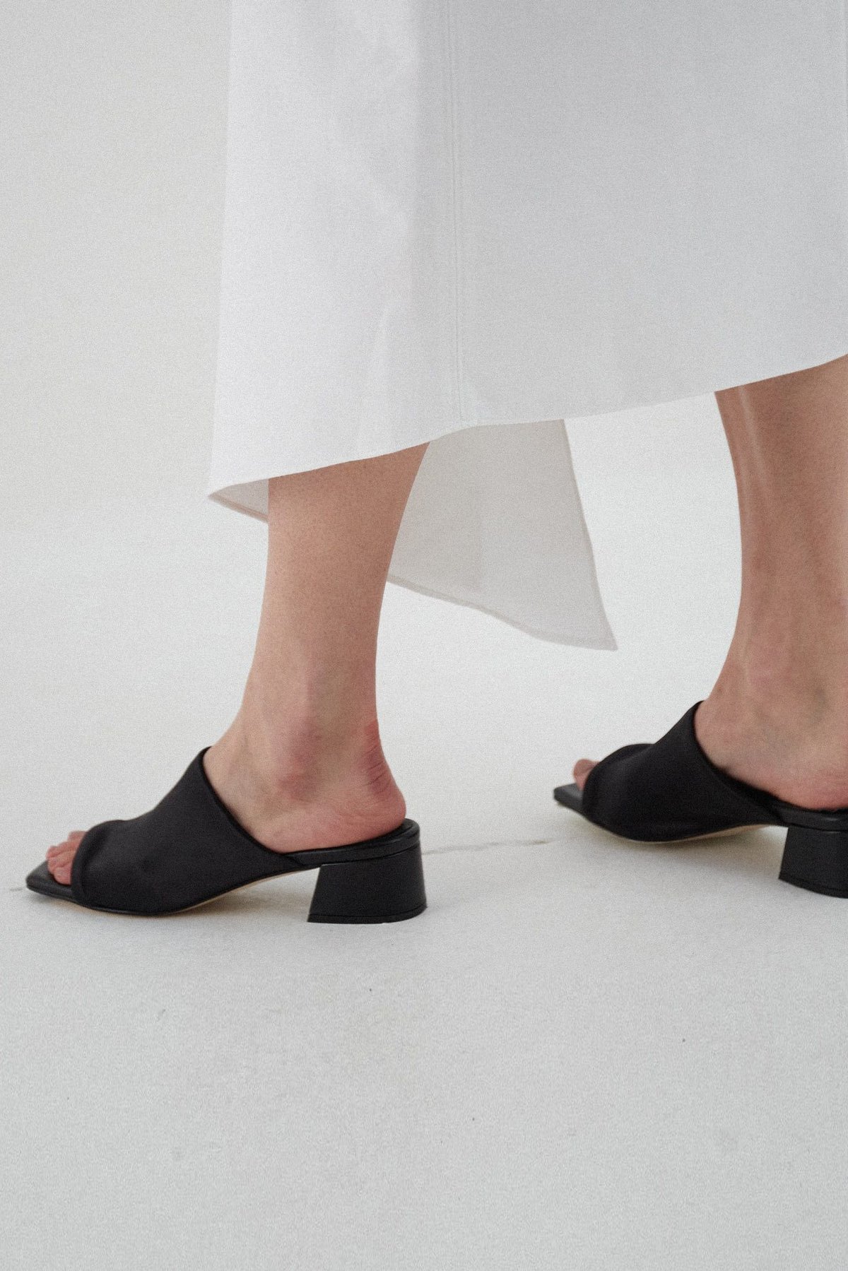 Miista Caterina Lycra Sandals - Black | Garmentory