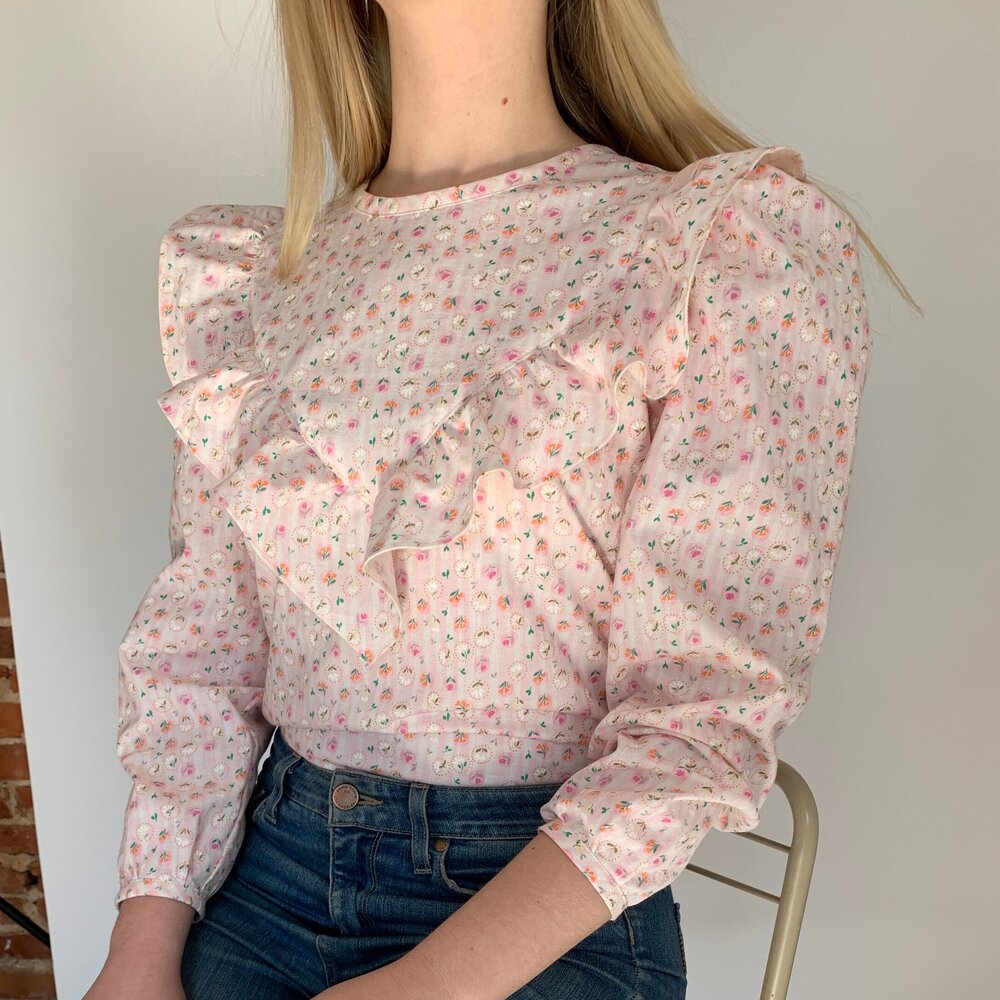 ALICEANNA PRAIRIE blouse - Light Pink | Garmentory