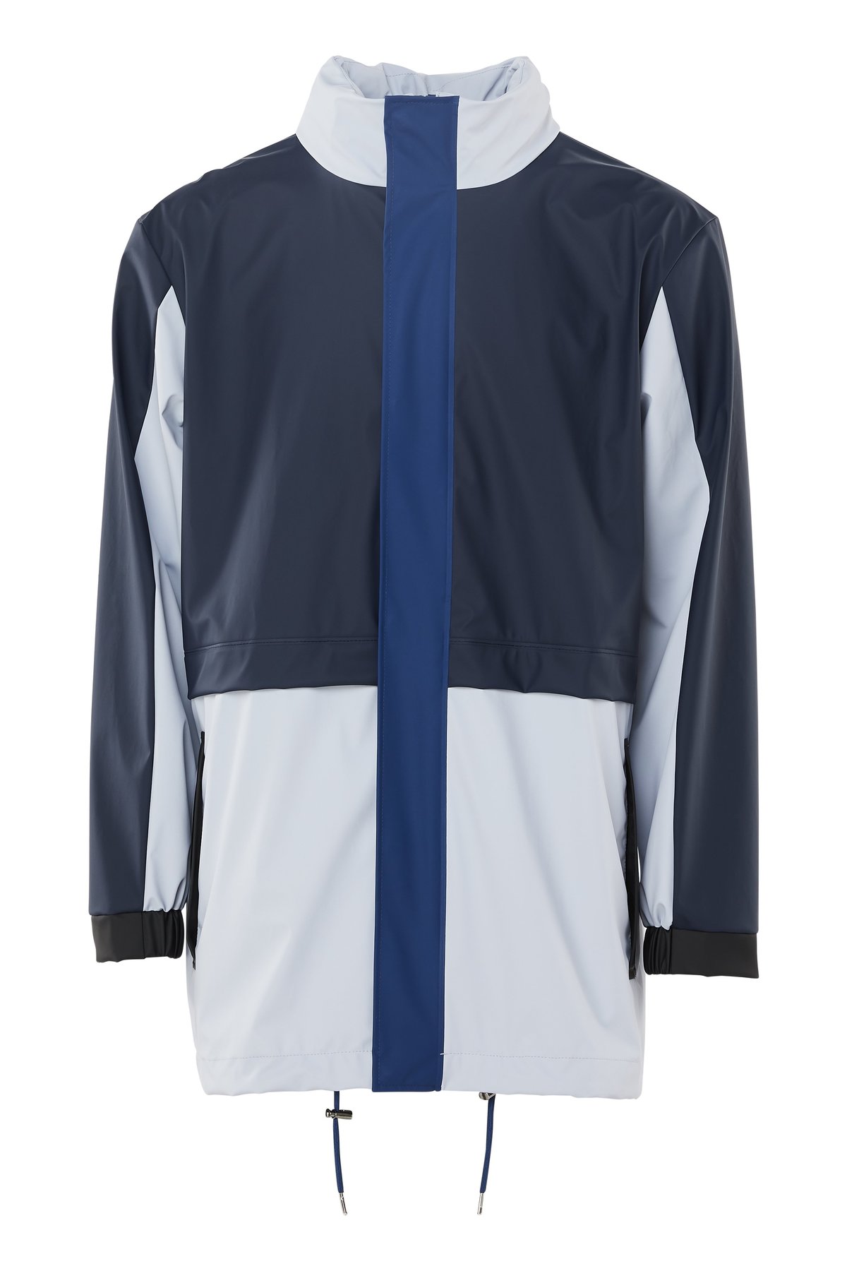 Rains Colour Block Tracksuit Jacket - Ice Grey/Blue | Garmentory