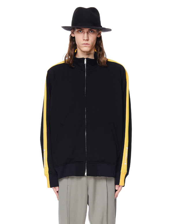 Mastermind WORLD Track Jacket - Black/Yellow | Garmentory