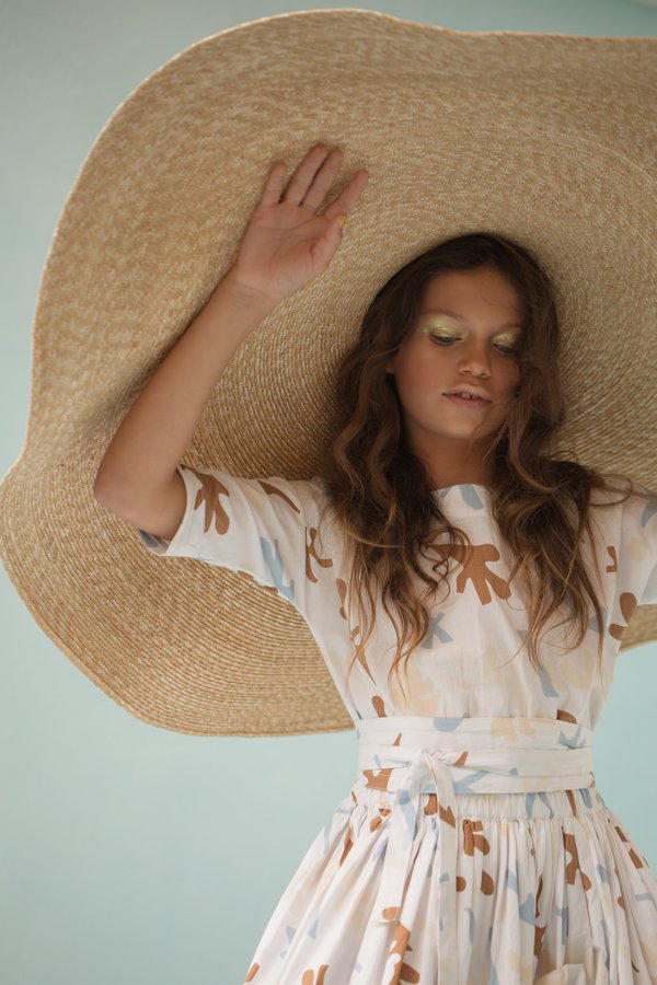 Feather Drum Giant Straw Hat | Garmentory