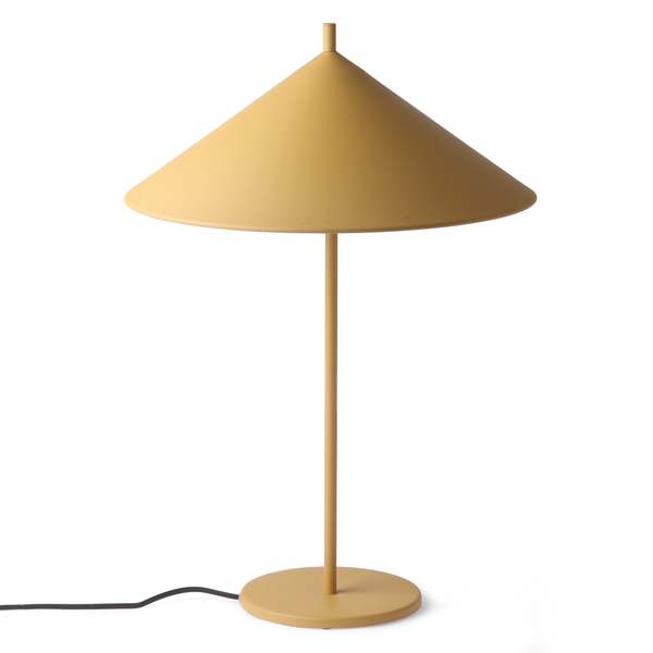 An Artful Life Metal triangle table lamp - matt ochre | Garmentory