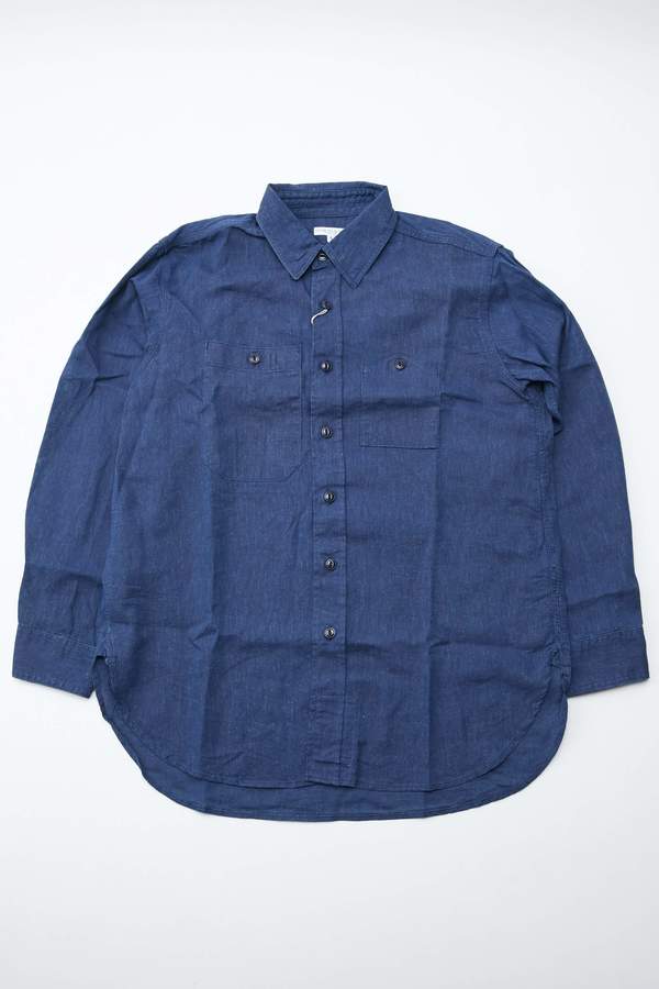 Engineered Garments Work Shirt - Navy | Garmentory