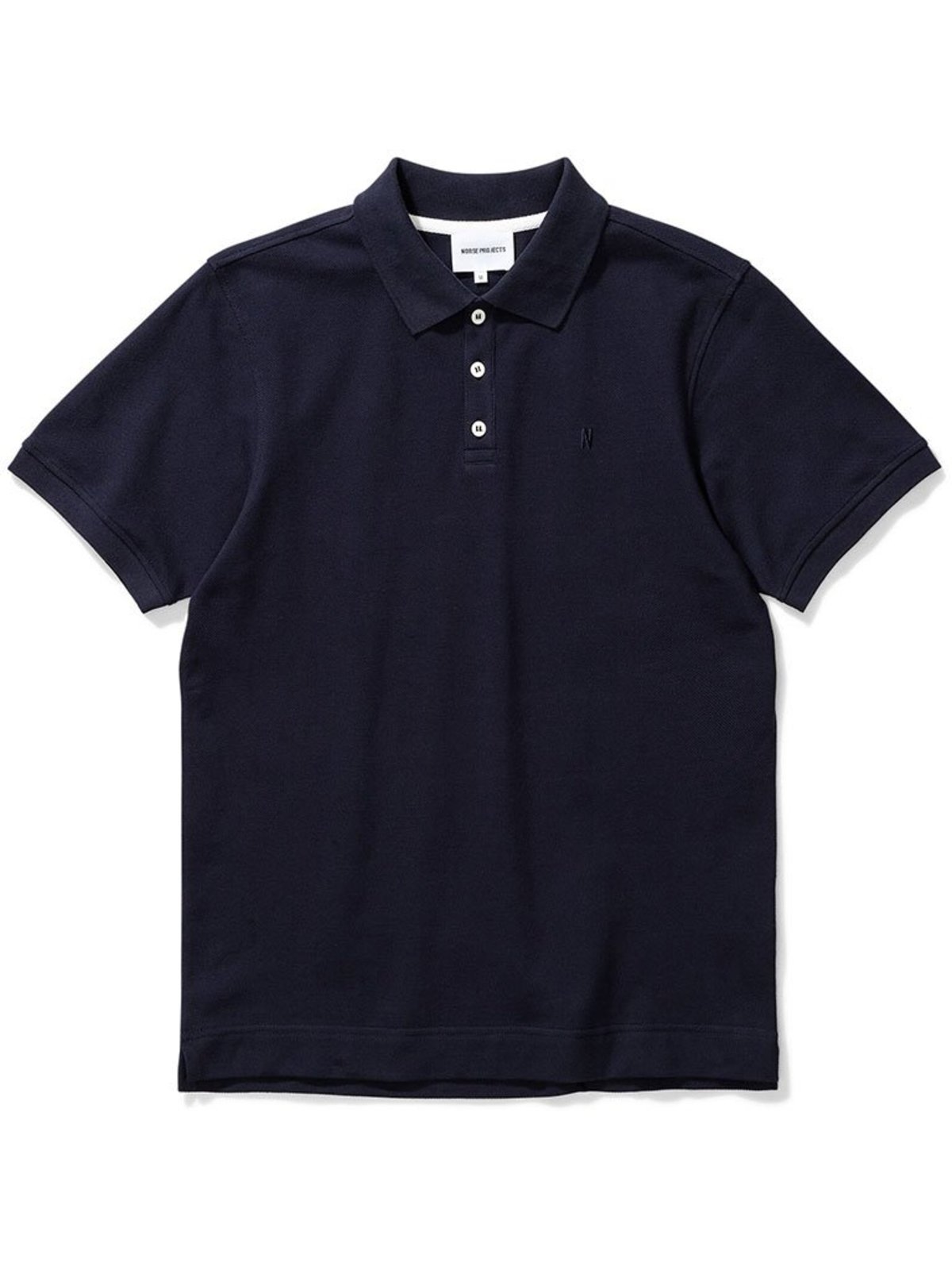 Norse Projects Theis Pique Polo Shirt - Dark Navy | Garmentory