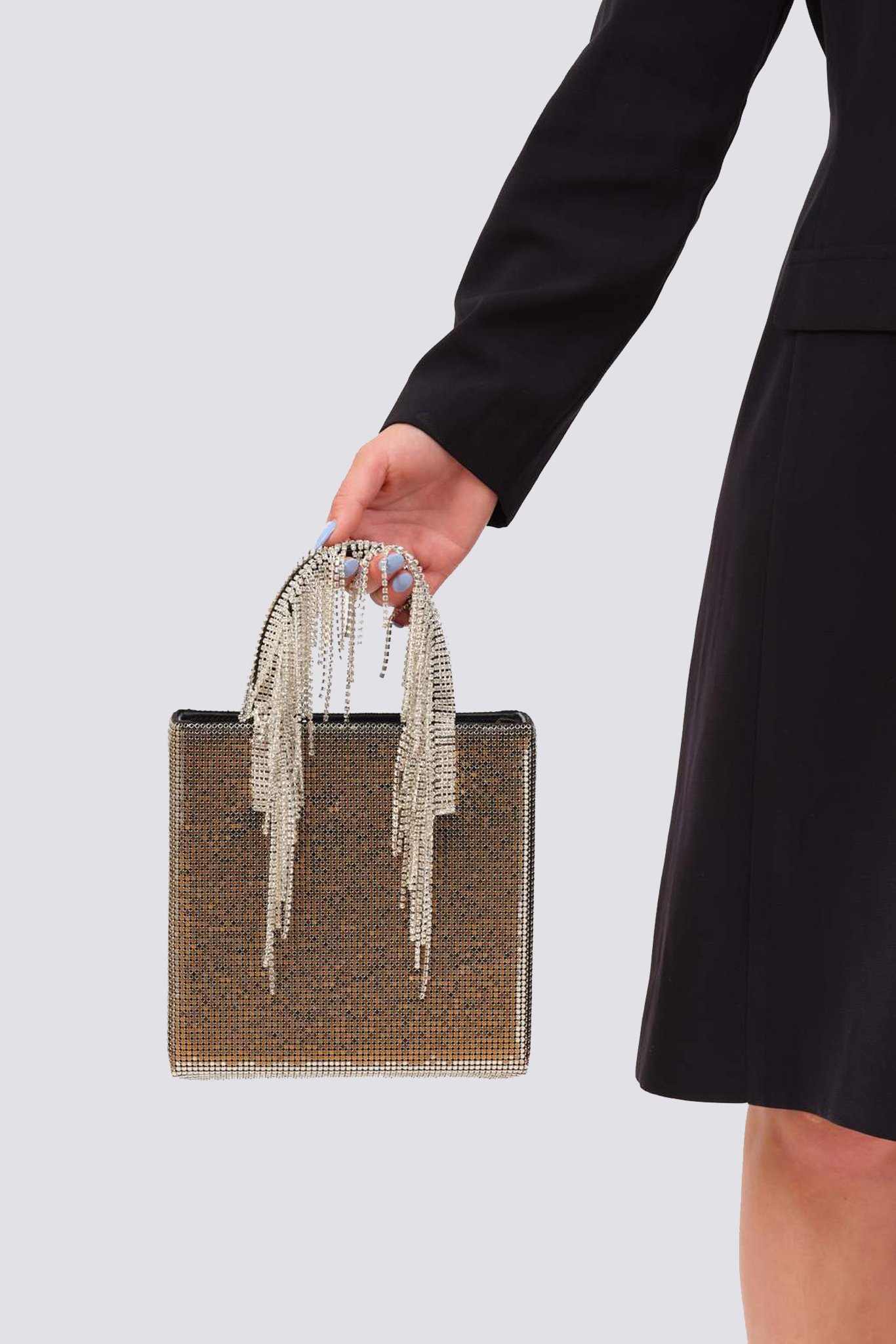 KARA Mail Tote - Silver Chain | Garmentory