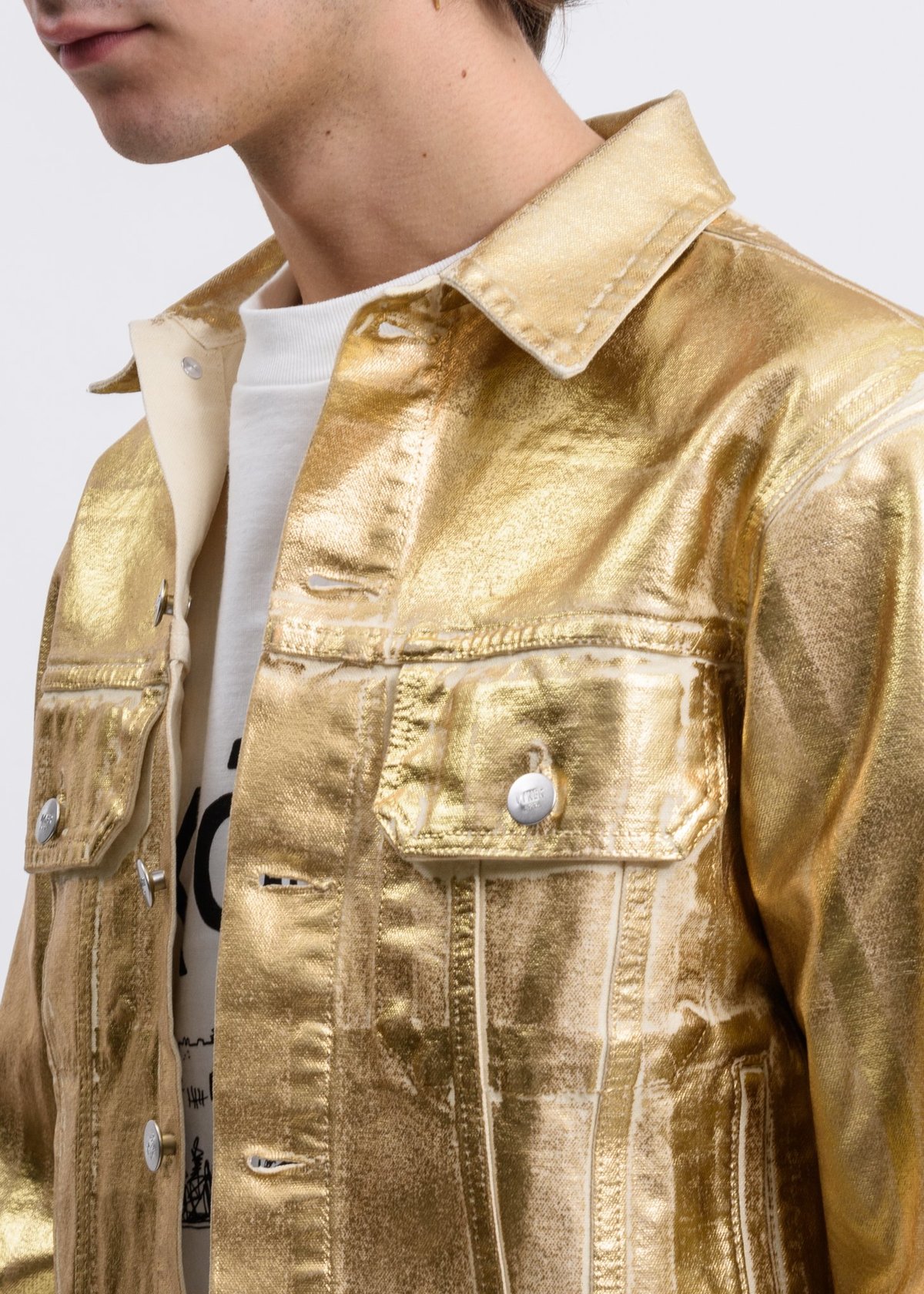 Vyner Articles Trucker Jacket - Gold | Garmentory
