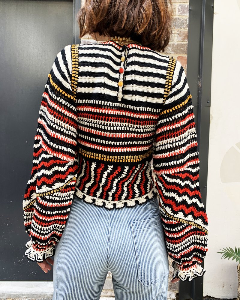 Ulla Johnson CALLAIA PULLOVER - Poppy | Garmentory