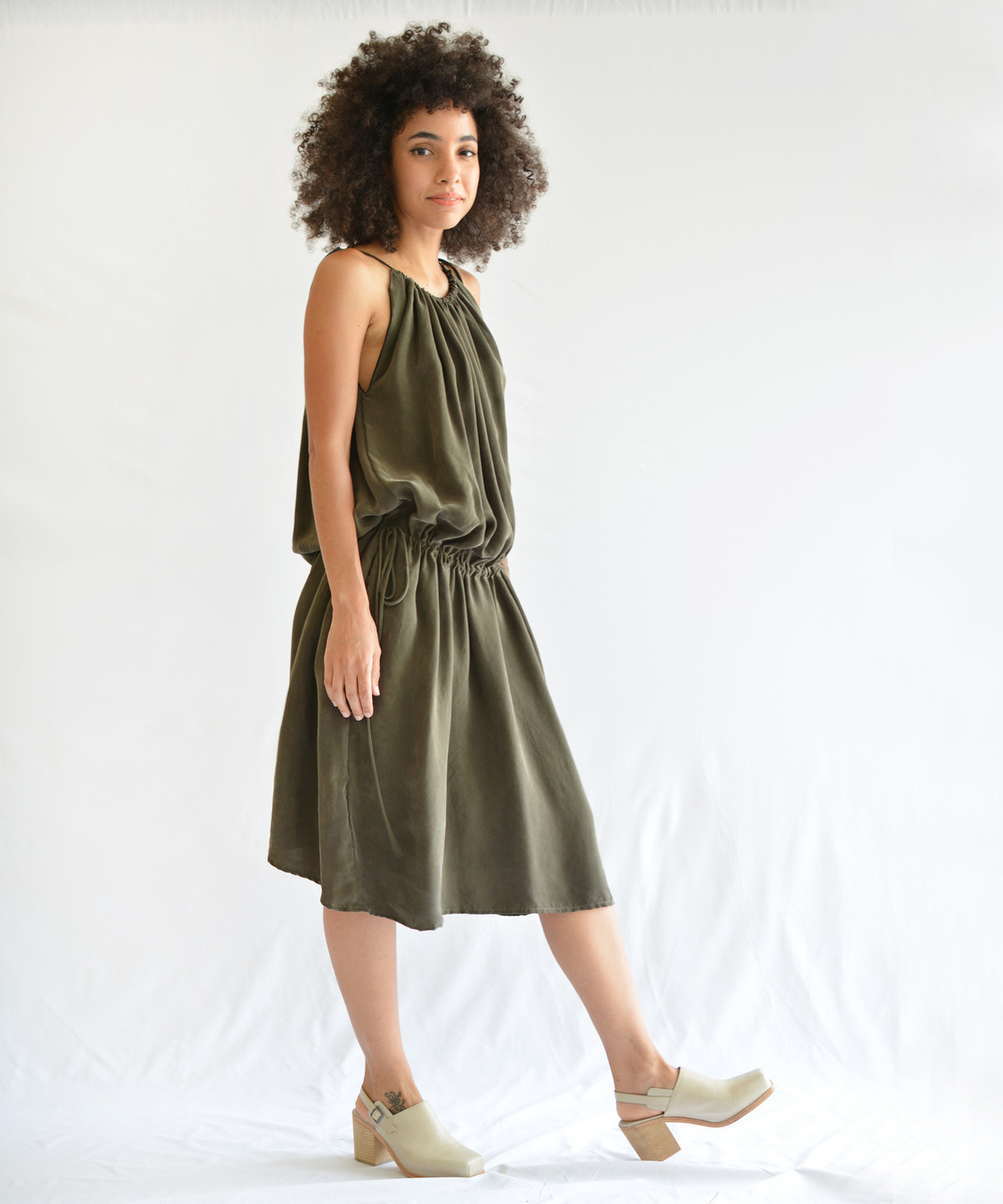 Objects Without Meaning Hi-Neck Dress | Garmentory