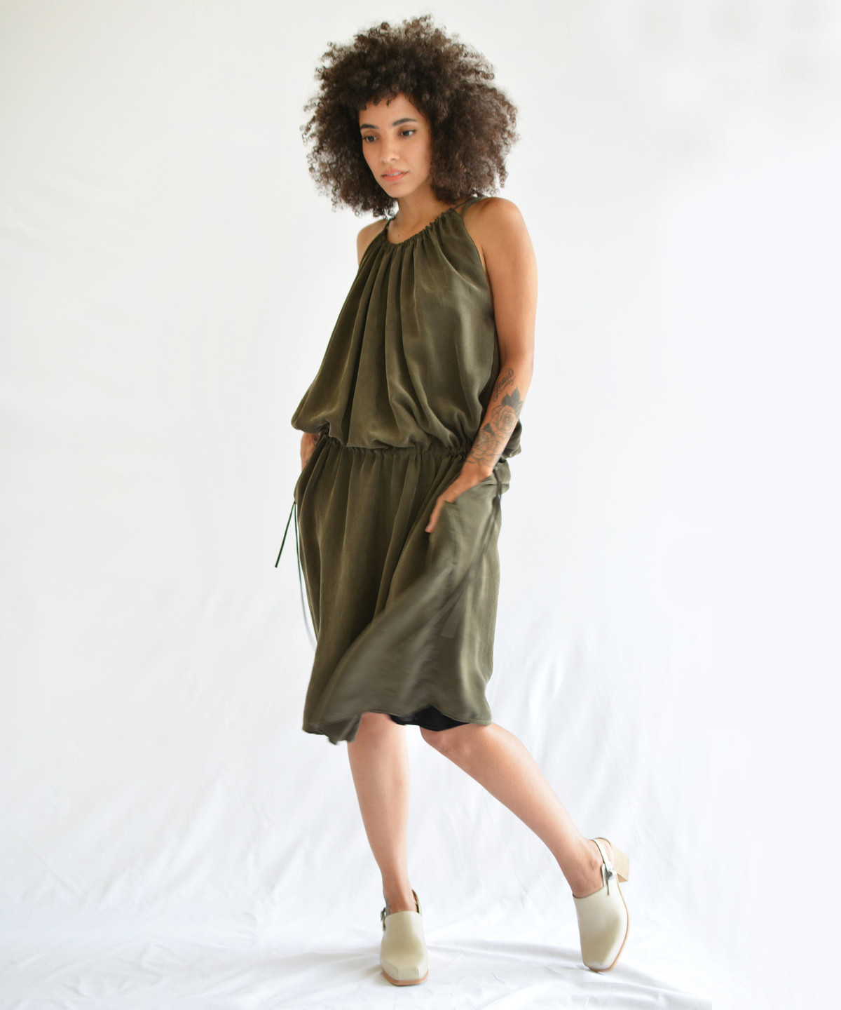 Objects Without Meaning Hi-Neck Dress | Garmentory