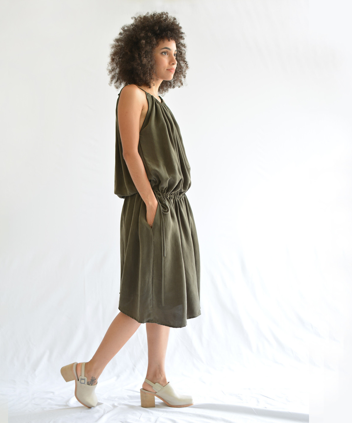 Objects Without Meaning Hi-Neck Dress | Garmentory