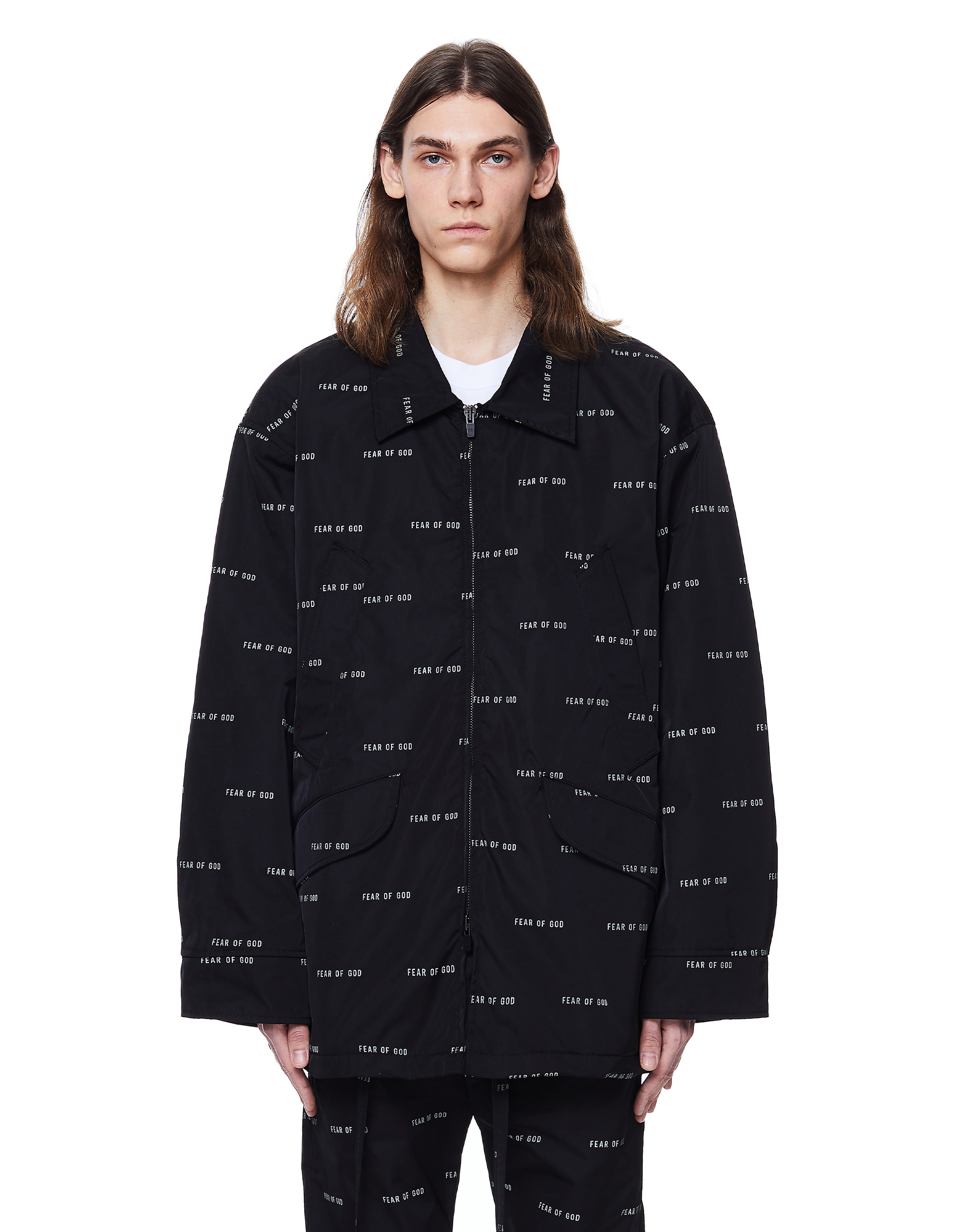 Fear of God All Over Print Nylon Field Jacket | Garmentory