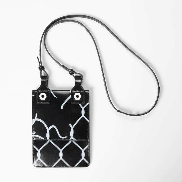Off-White Fence Flat Binder Bag - Black/White | Garmentory