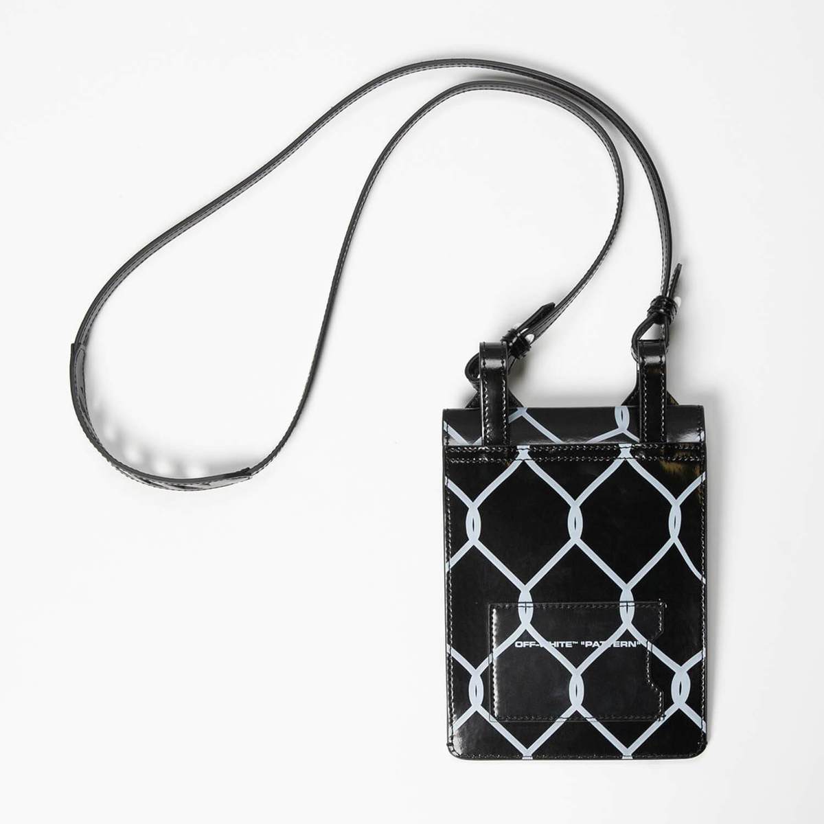 Off-White Fence Flat Binder Bag - Black/White | Garmentory