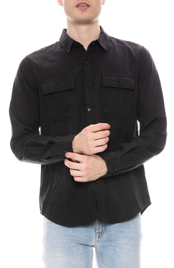 FRAME Denim Double Pocket Shirt | Garmentory
