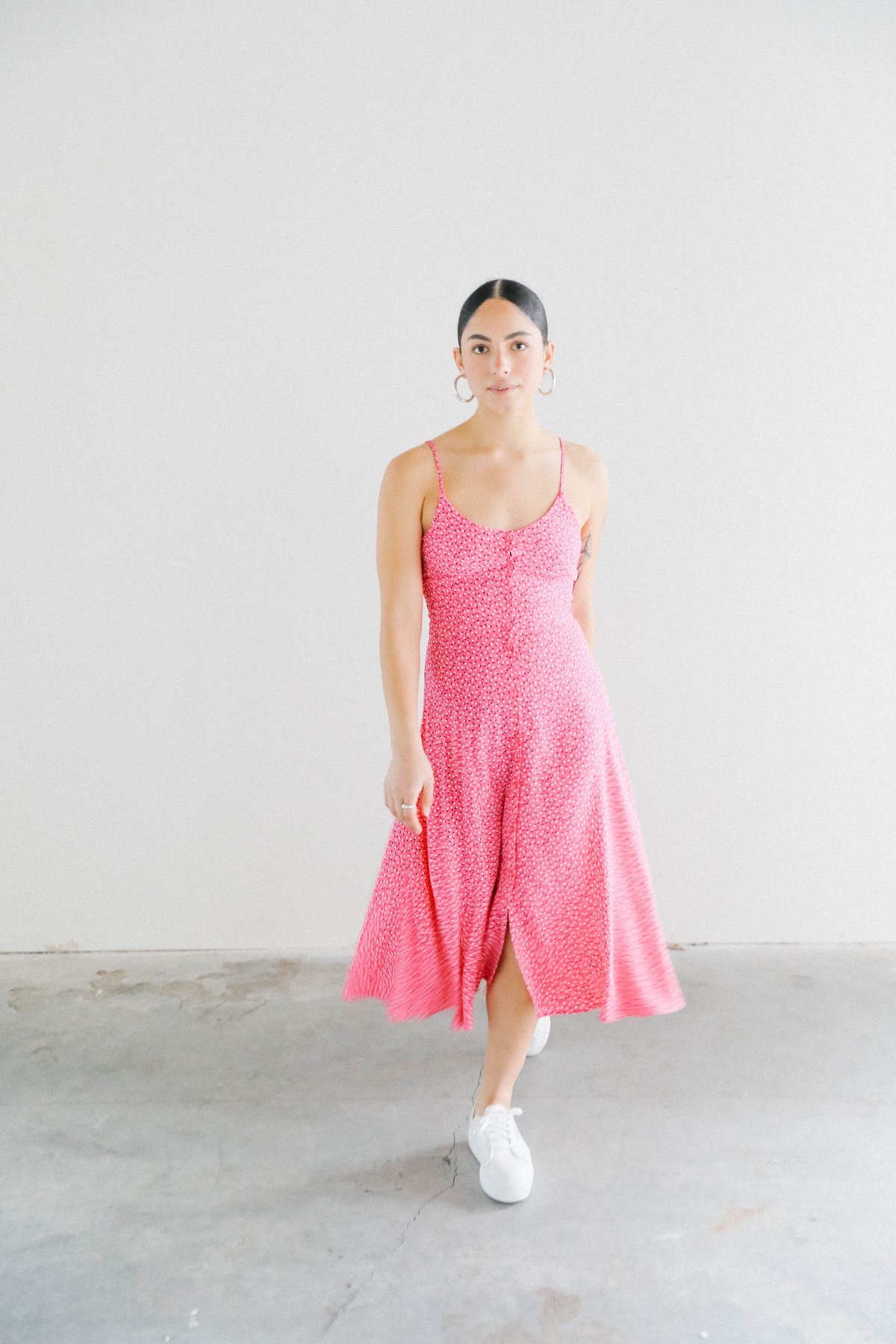 Rollas Midsummer Mini Tulips Dress - Pink | Garmentory