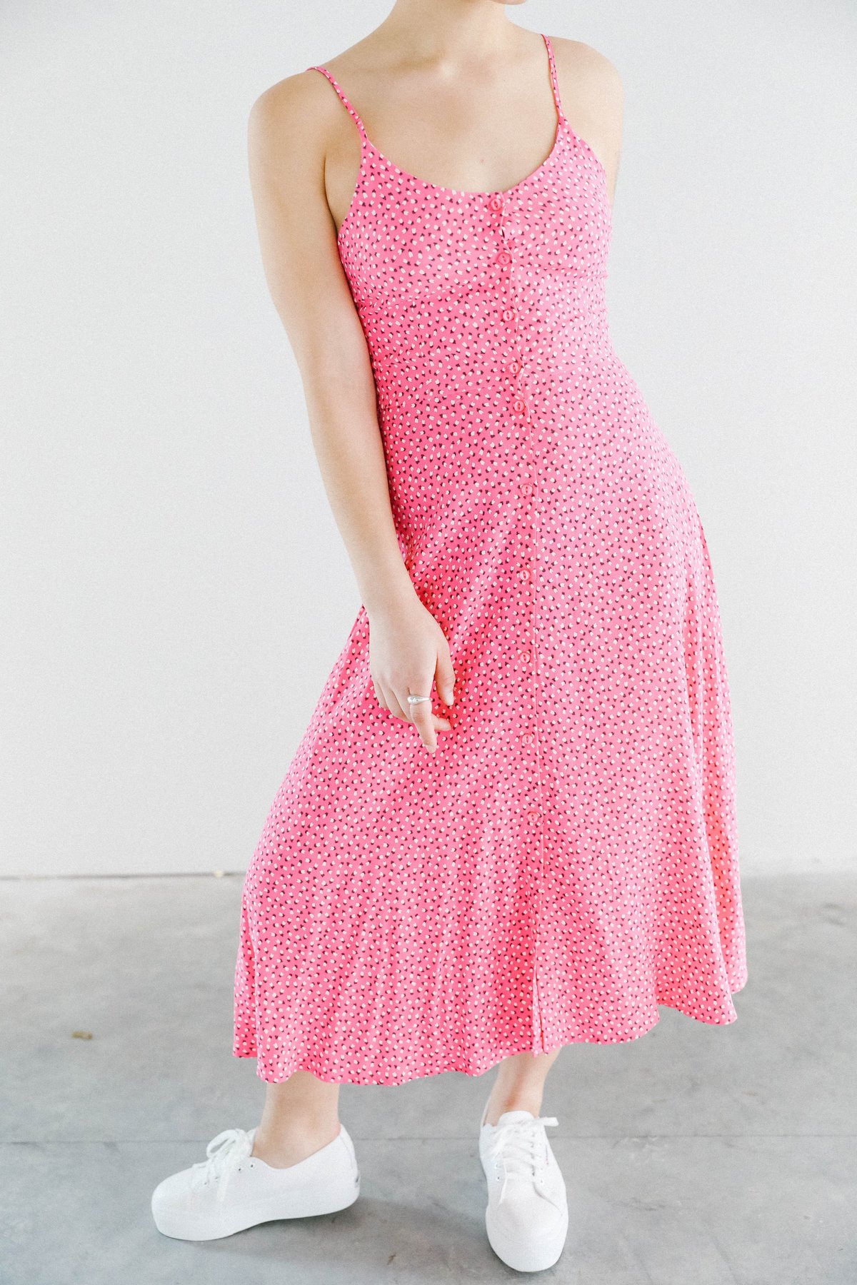 Rollas Midsummer Mini Tulips Dress - Pink | Garmentory