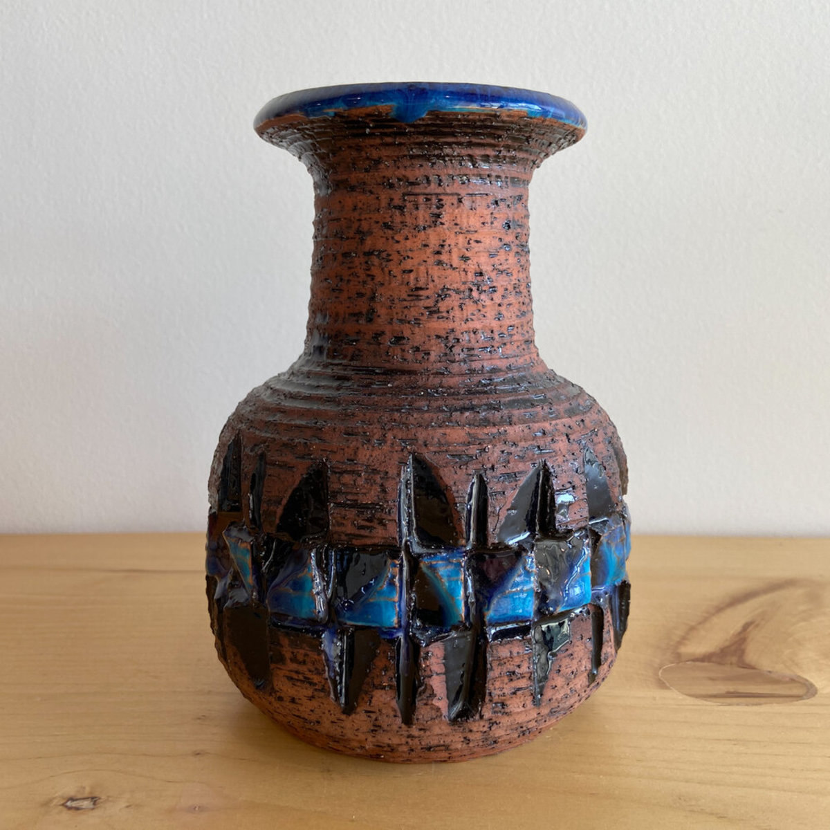 Ninnie Forsgren Brutalist Pottery Vase from Sweden | Garmentory