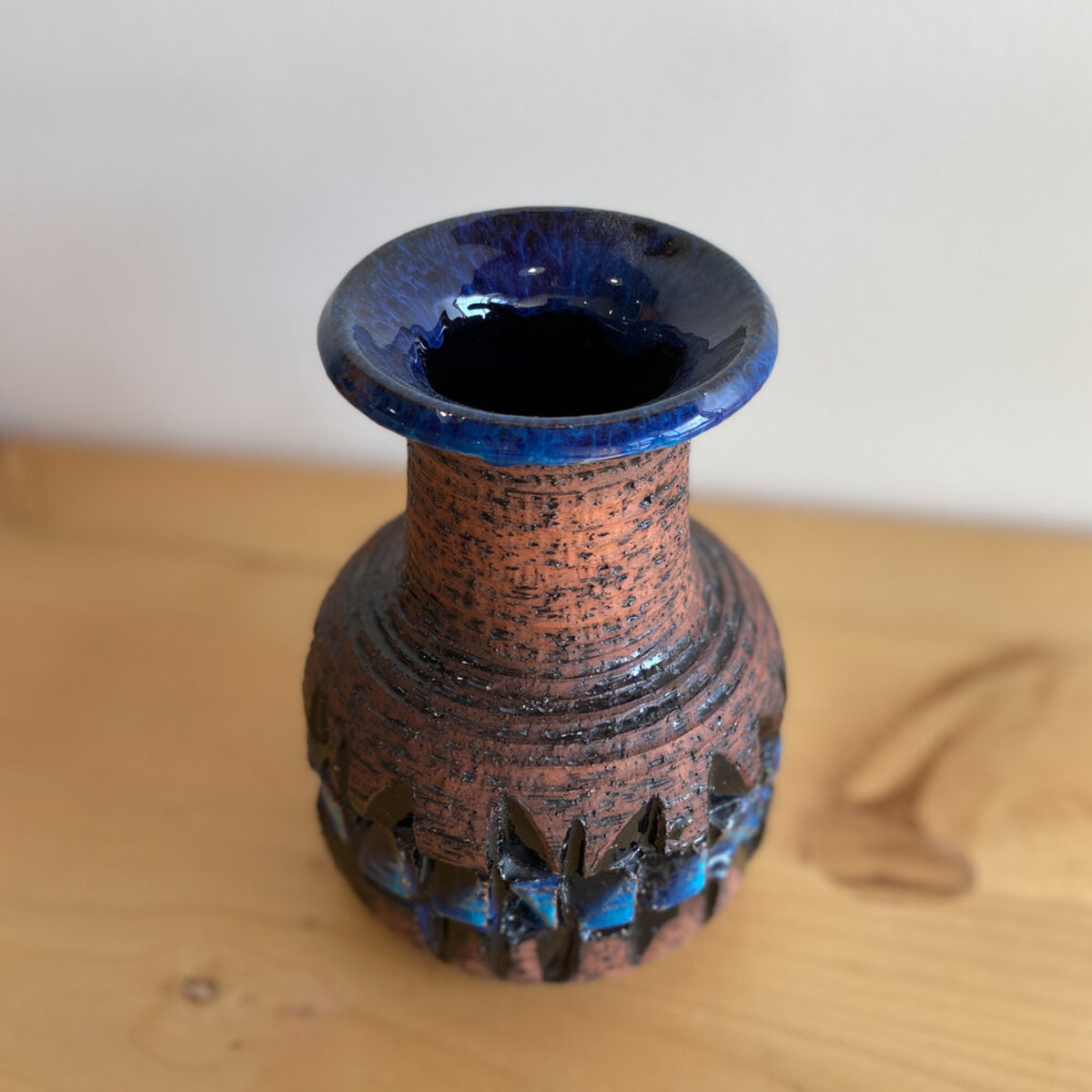 Ninnie Forsgren Brutalist Pottery Vase from Sweden | Garmentory