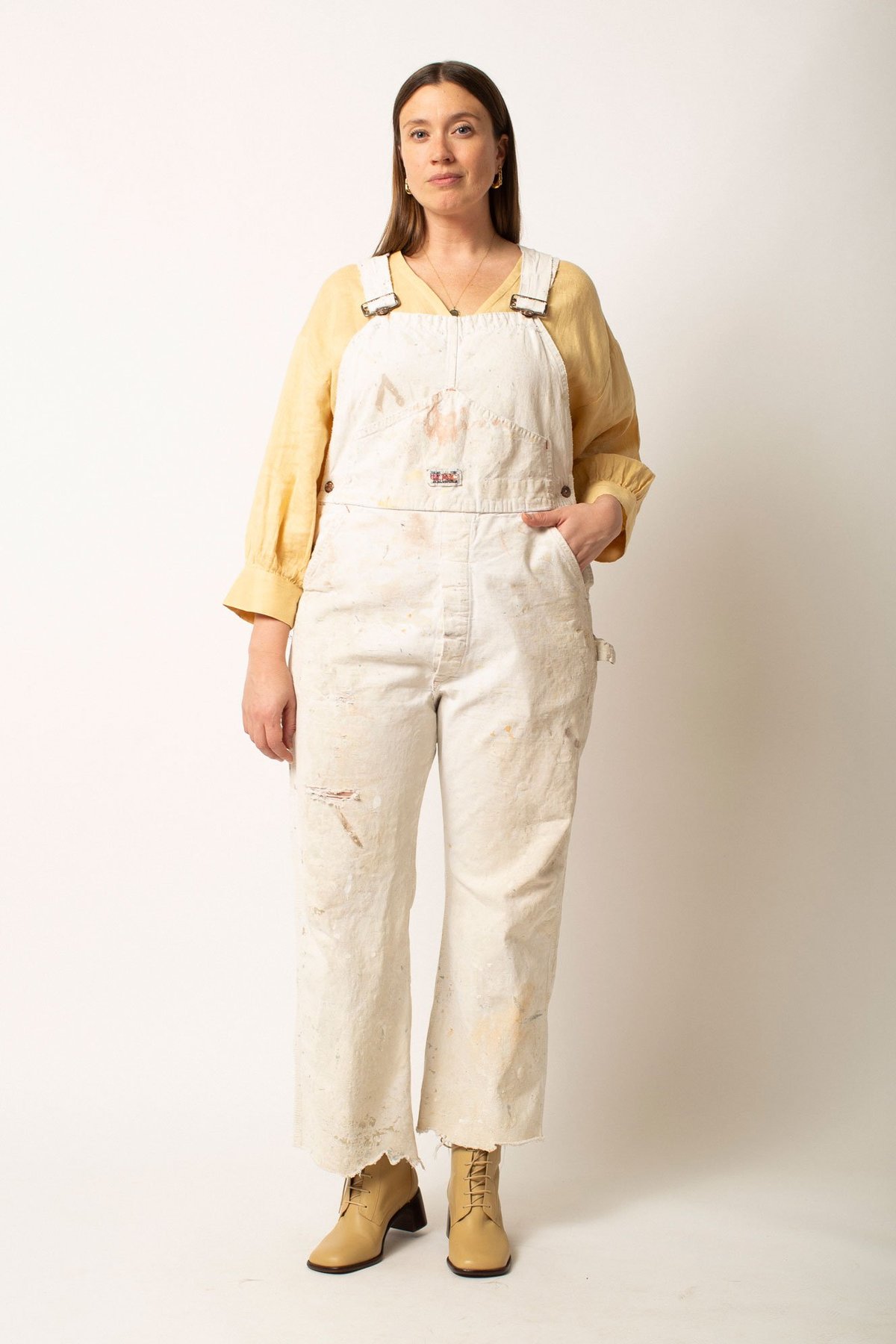 Preservation Vintage Vintage Paint Splattered Overalls | Garmentory