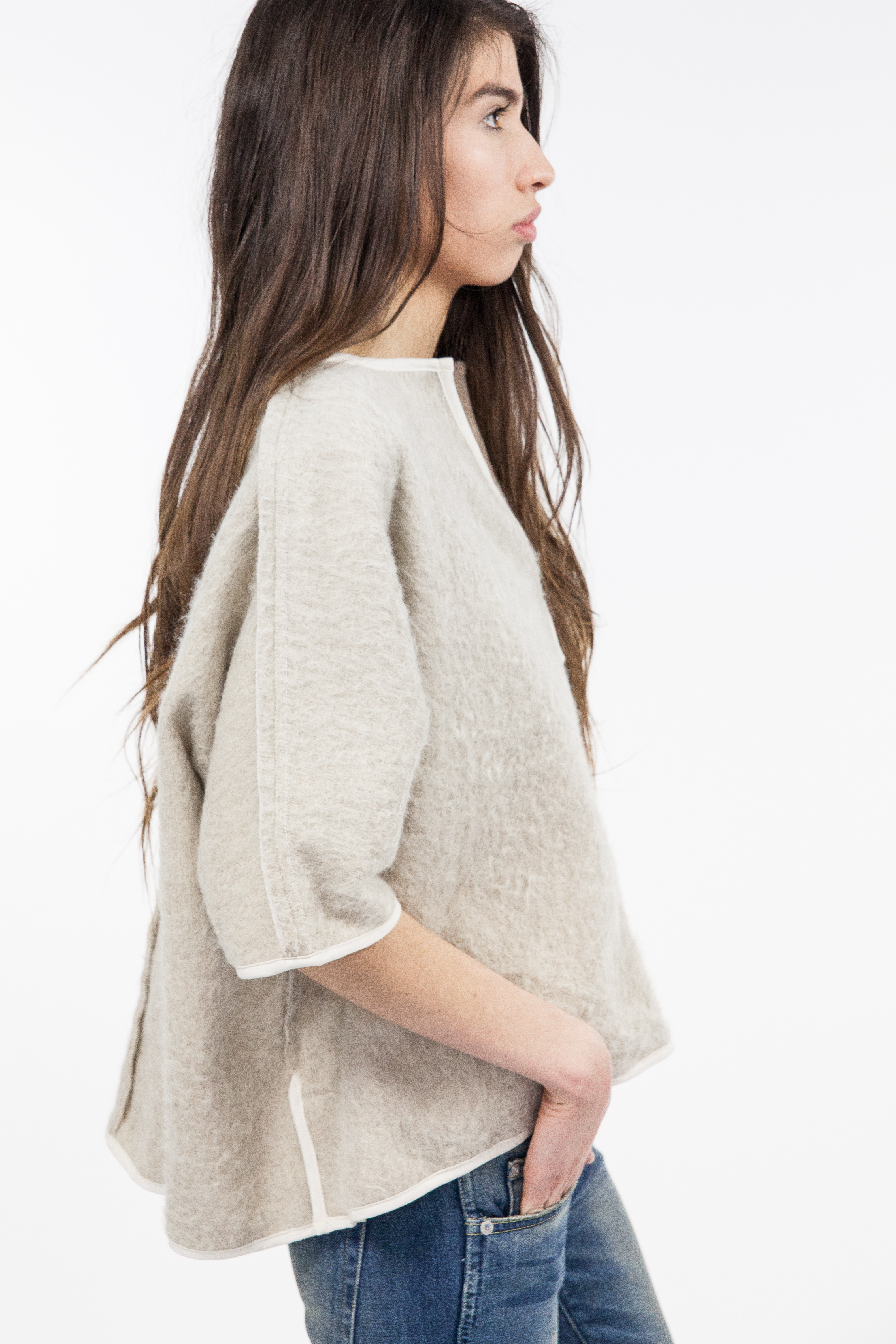 Objects Without Meaning Pullover Poncho Oatmeal Garmentory objects-without-meaning-pullover-poncho-oatmeal-garmentory