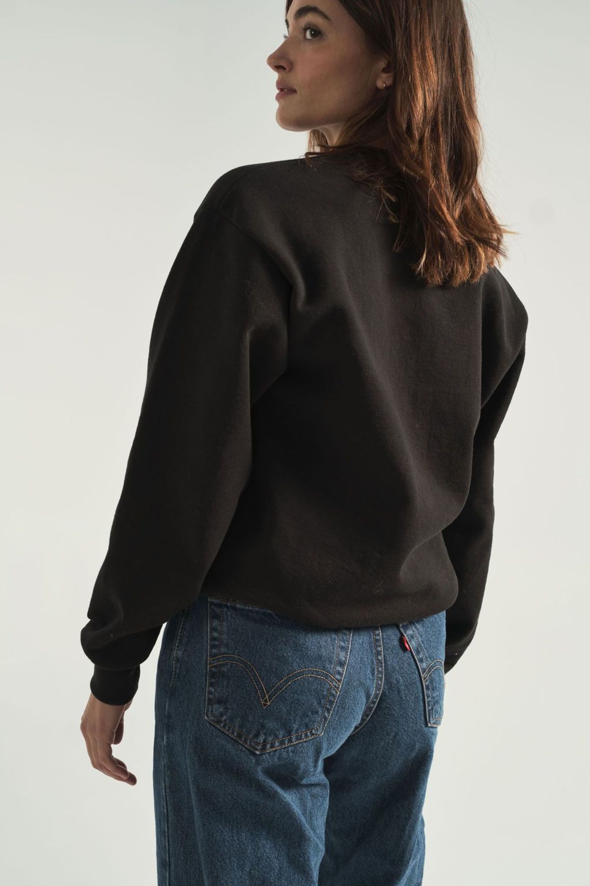 Forage Modern Workshop Business Casual Sweatshirt - black | Garmentory