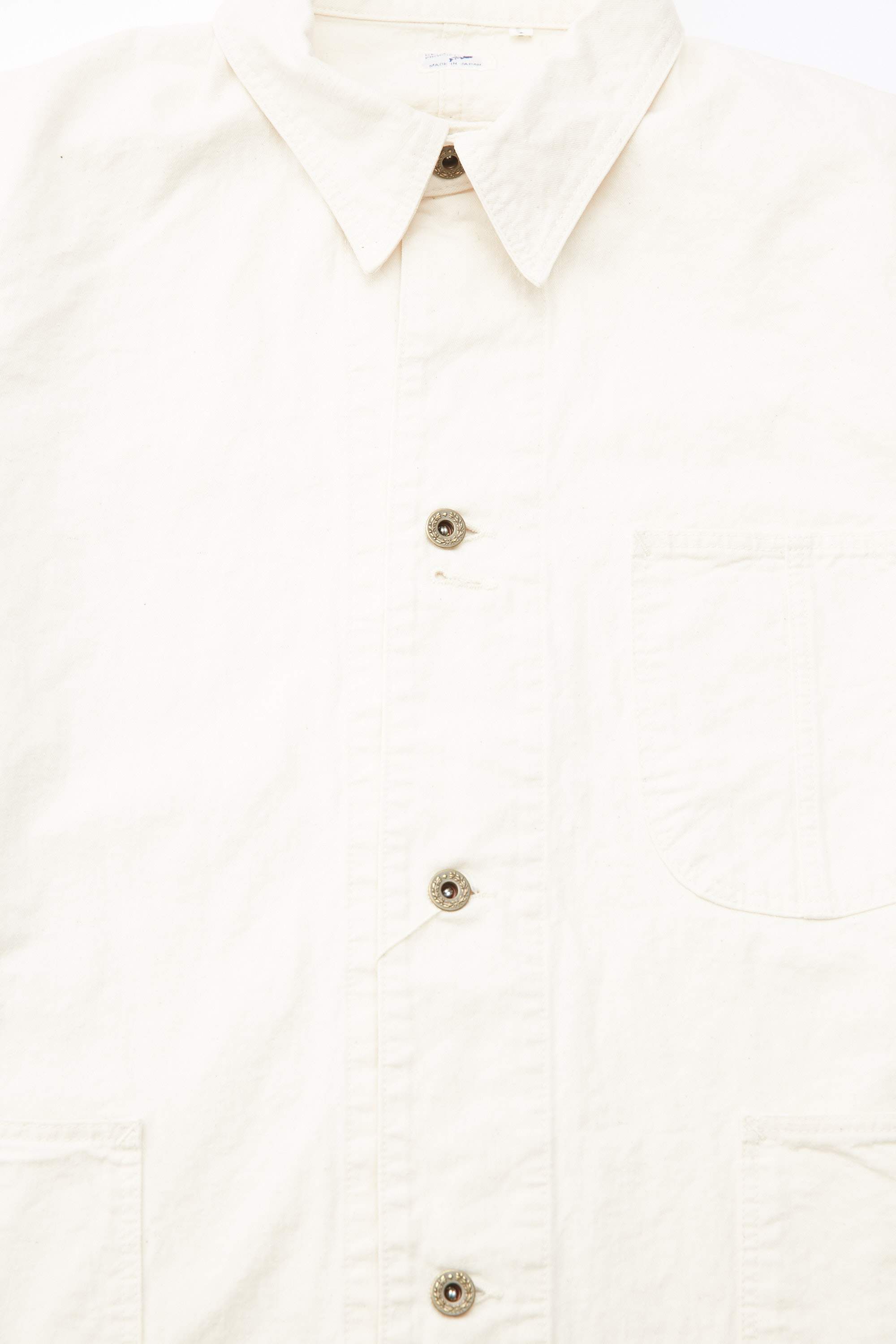 orSlow 40's Coverall Jacket - Ecru Twill | Garmentory