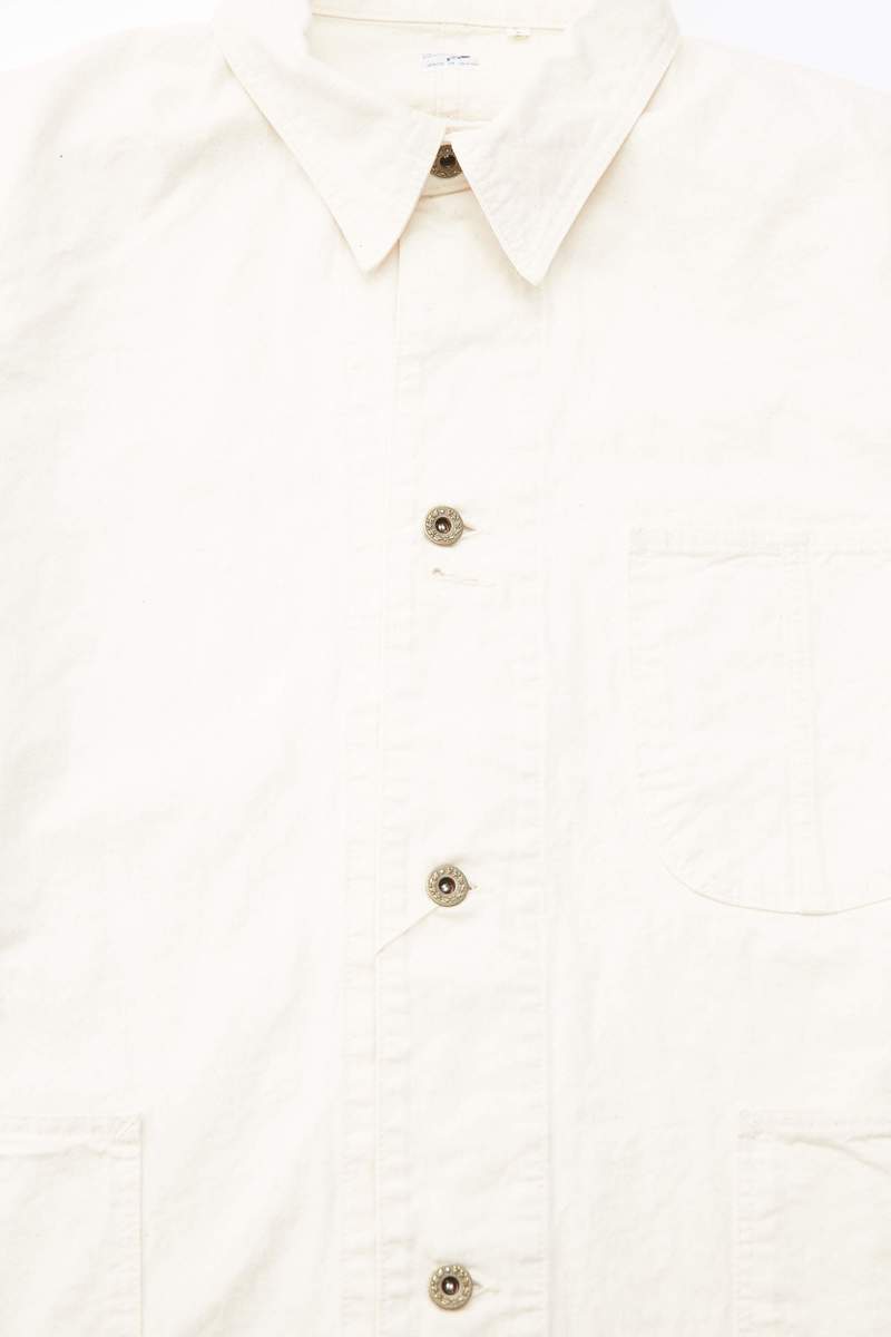 orSlow 40's Coverall Jacket - Ecru Twill | Garmentory