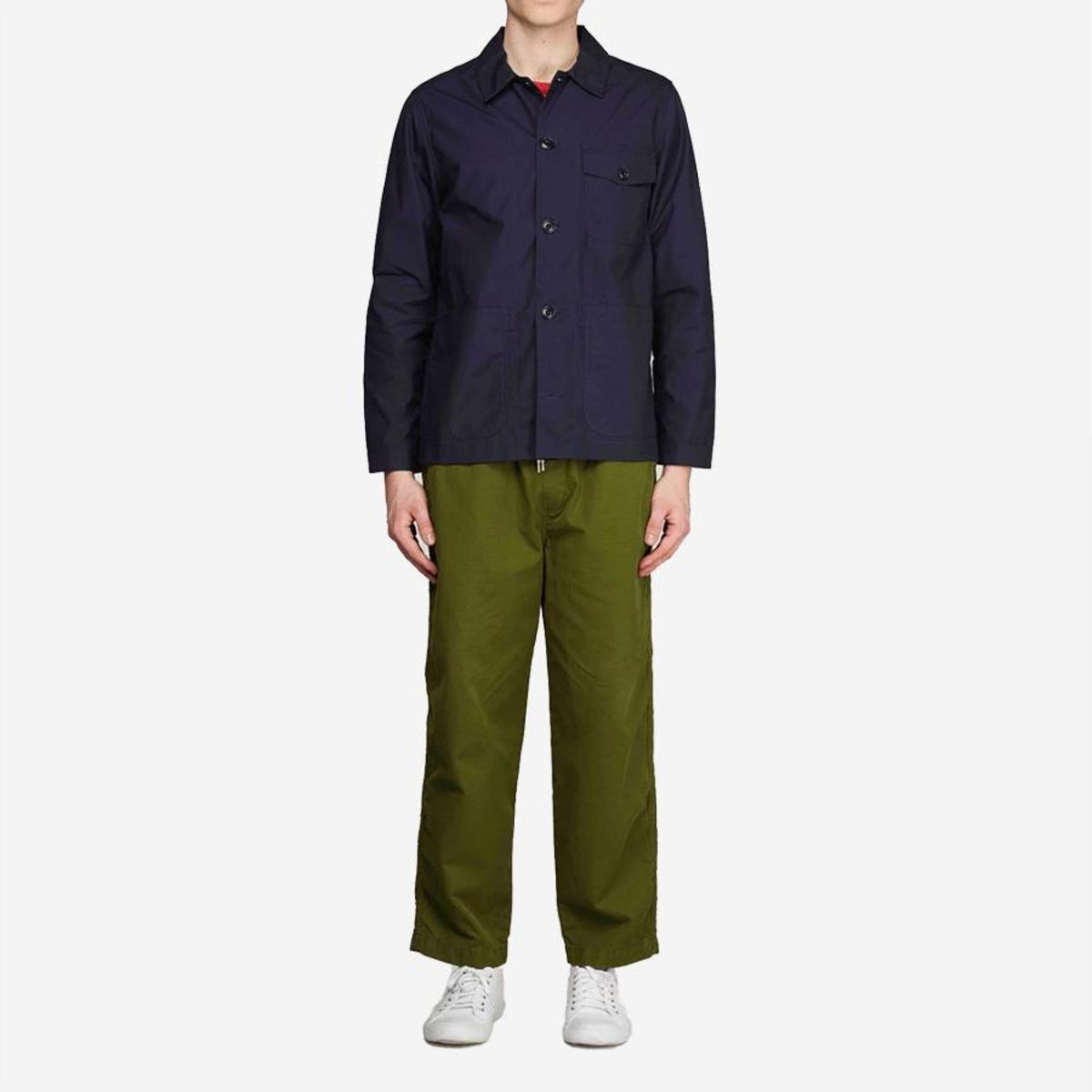 Albam Canvas Rail Jacket - Navy | Garmentory