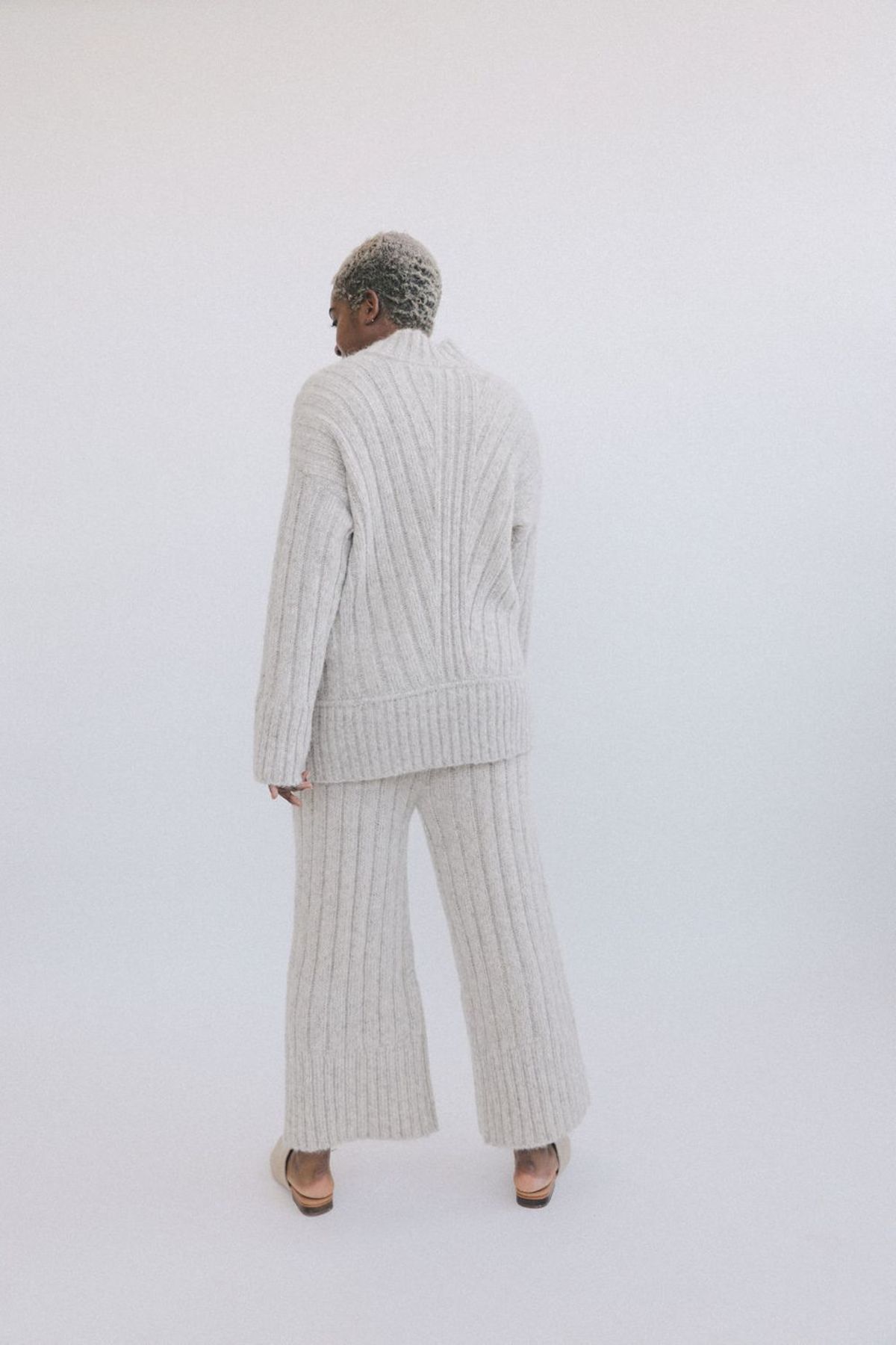 KORDAL STUDIO Tate Sweater - Fog Grey or Cream | Garmentory