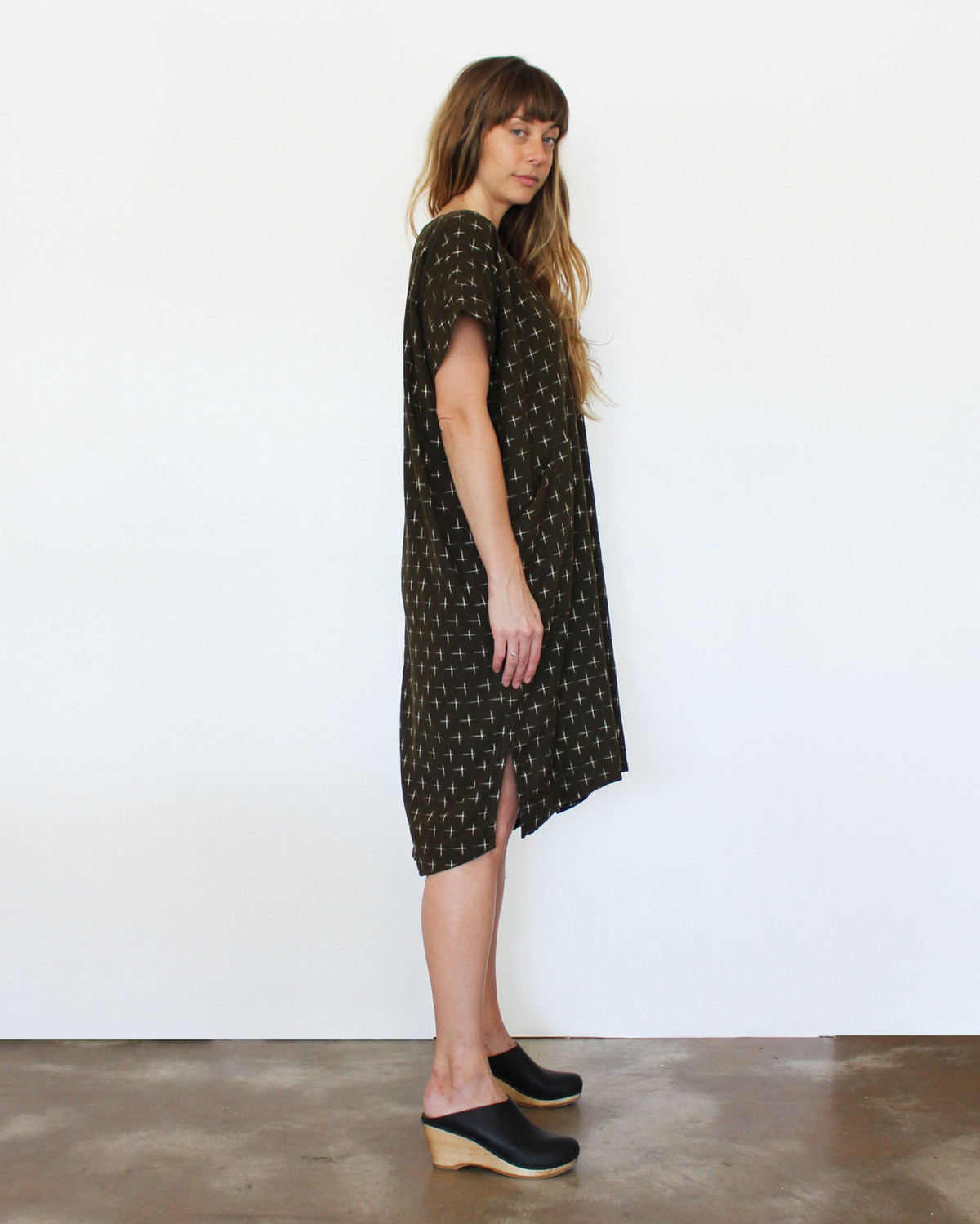 Esby Alice Tunic - Olive Ikat | Garmentory