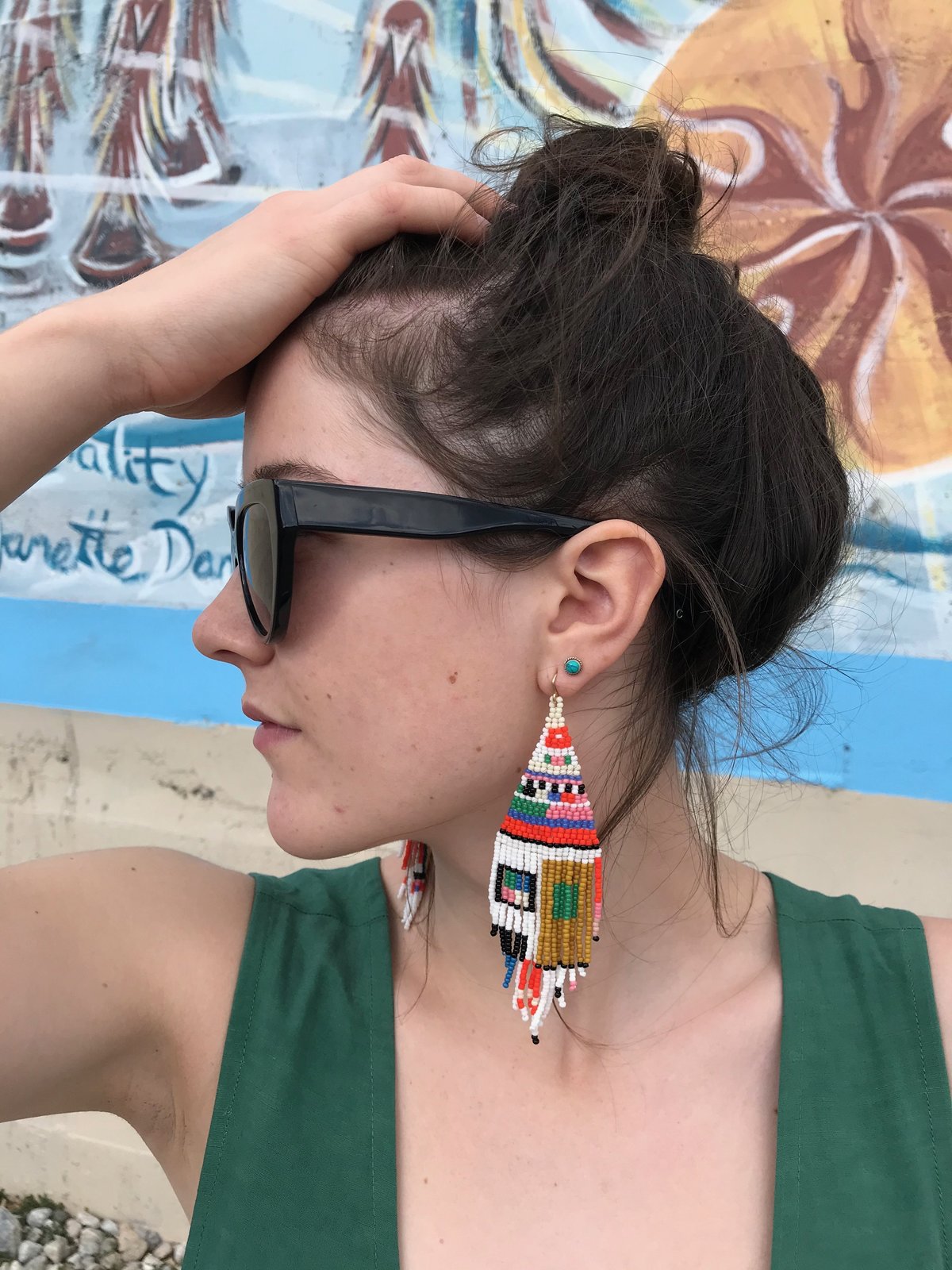 Salihah Moore Otti Earring - 14kt gold fill/Multi | Garmentory