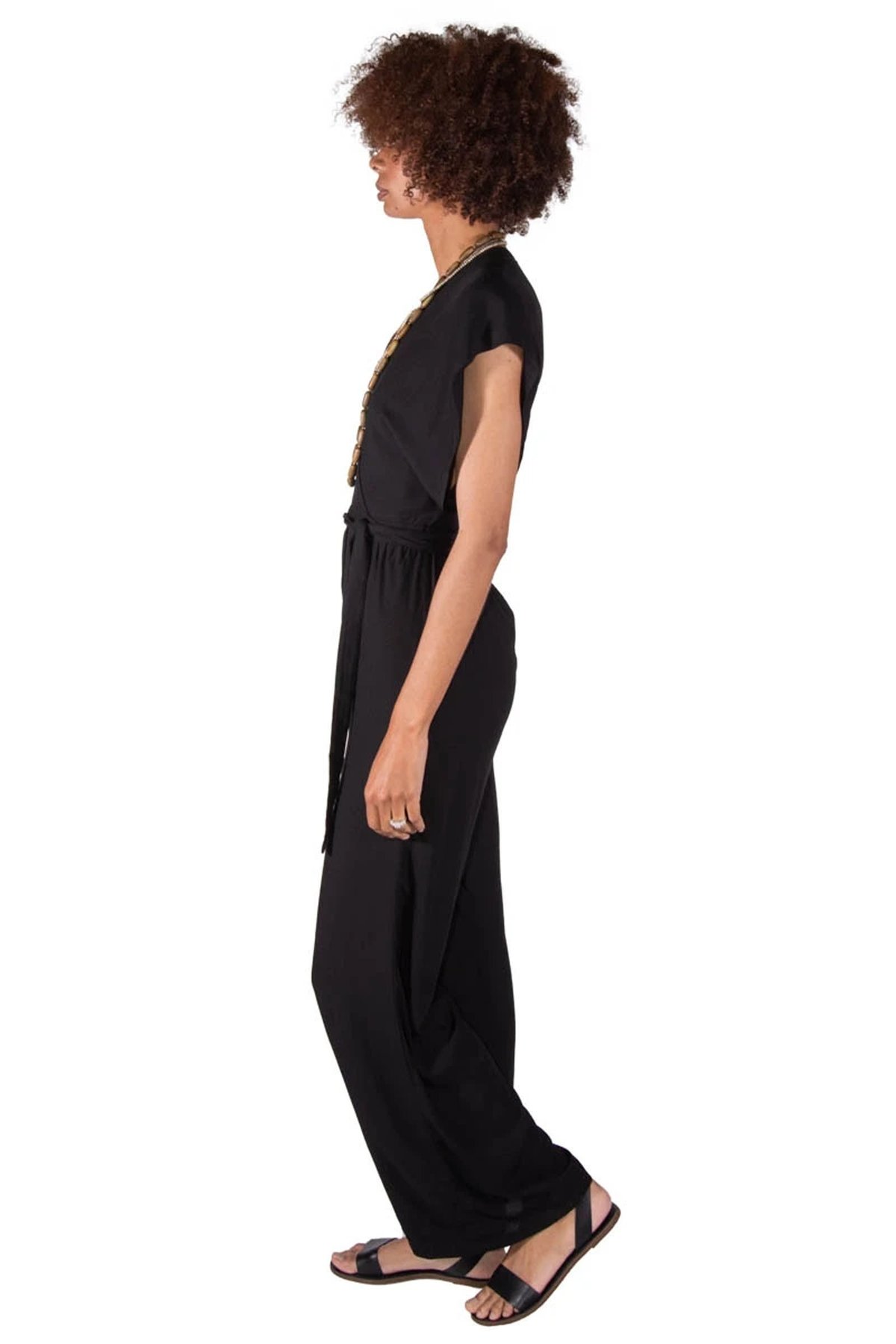 Tysa Garbo Jumpsuit - Black | Garmentory