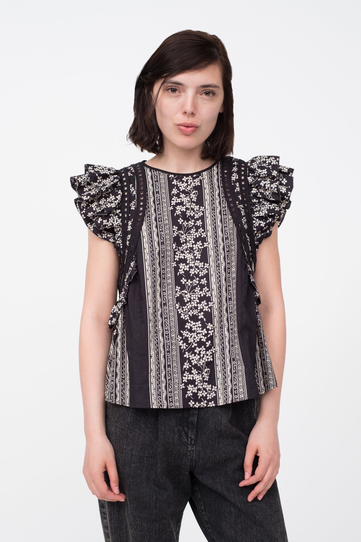 Sea NY Keely Tank - Black Multi | Garmentory