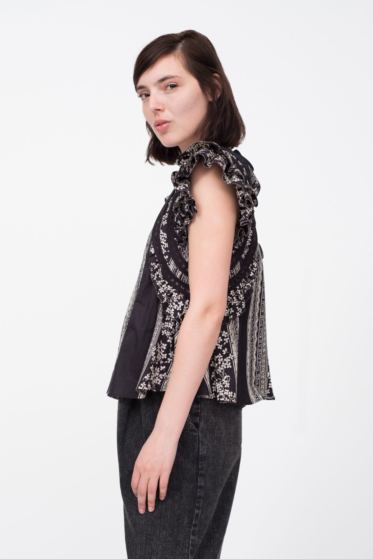 Sea NY Keely Tank - Black Multi | Garmentory