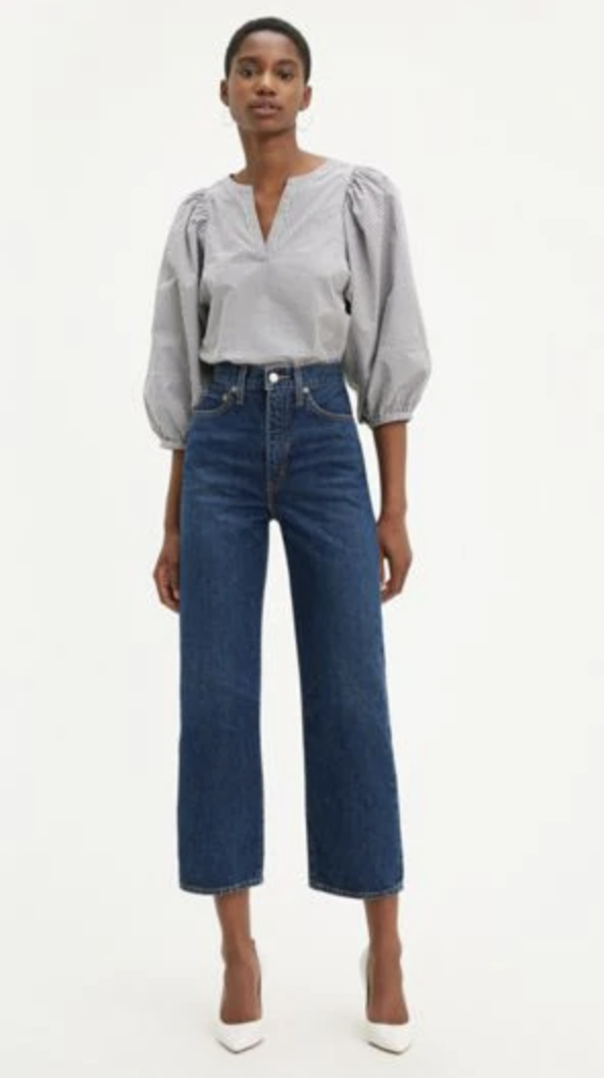 Levi's Wellthread Ribcage Straight Jean - Ground Swell | Garmentory