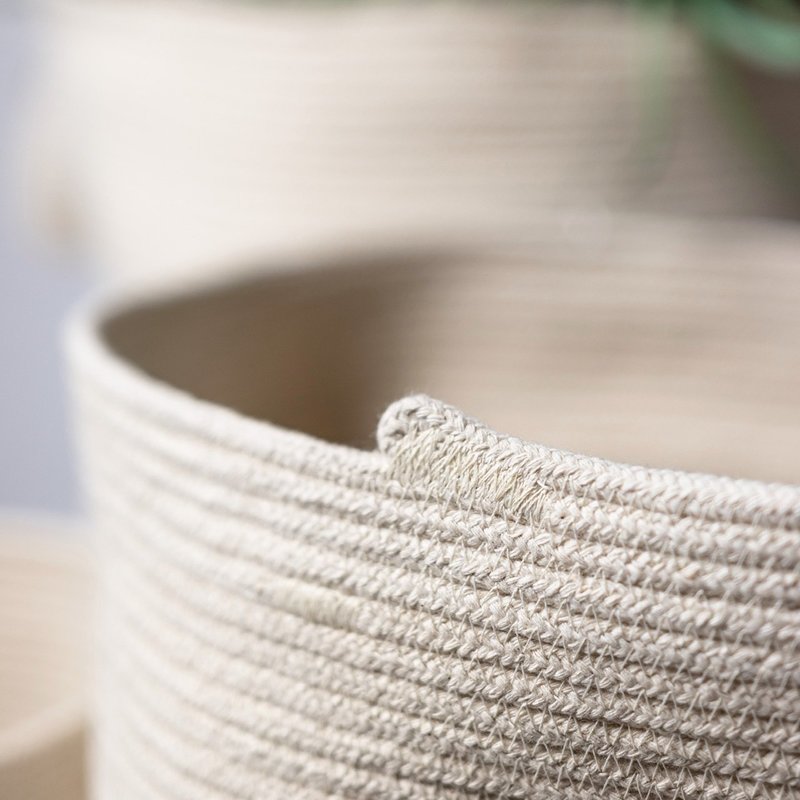 Amelia Samari Billow Basket - Natural Medium | Garmentory