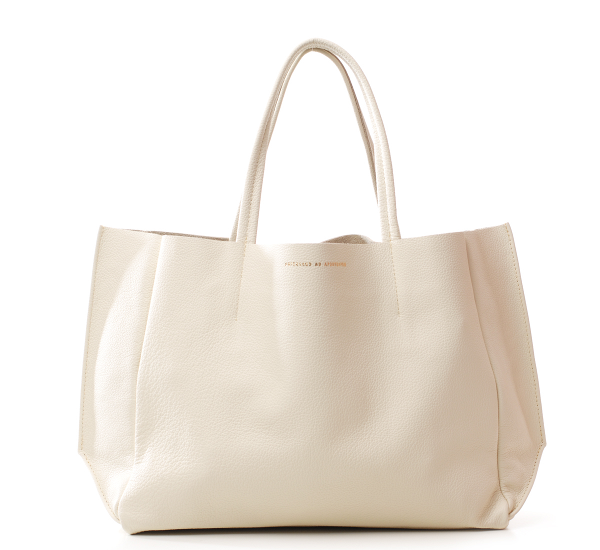 Ampersand As Apostrophe Milk Soft Sideways Tote | Garmentory