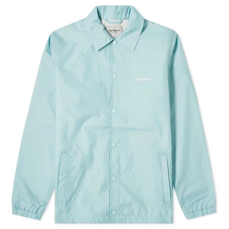 CARHARTT WIP Script Coach Jacket - Soft Aloe | Garmentory