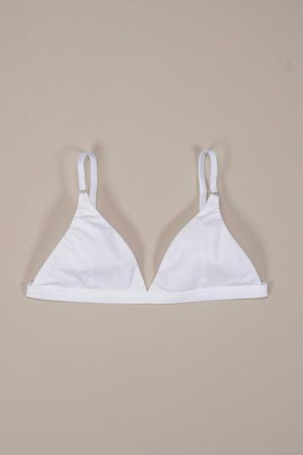 moi-basics bra - white | Garmentory