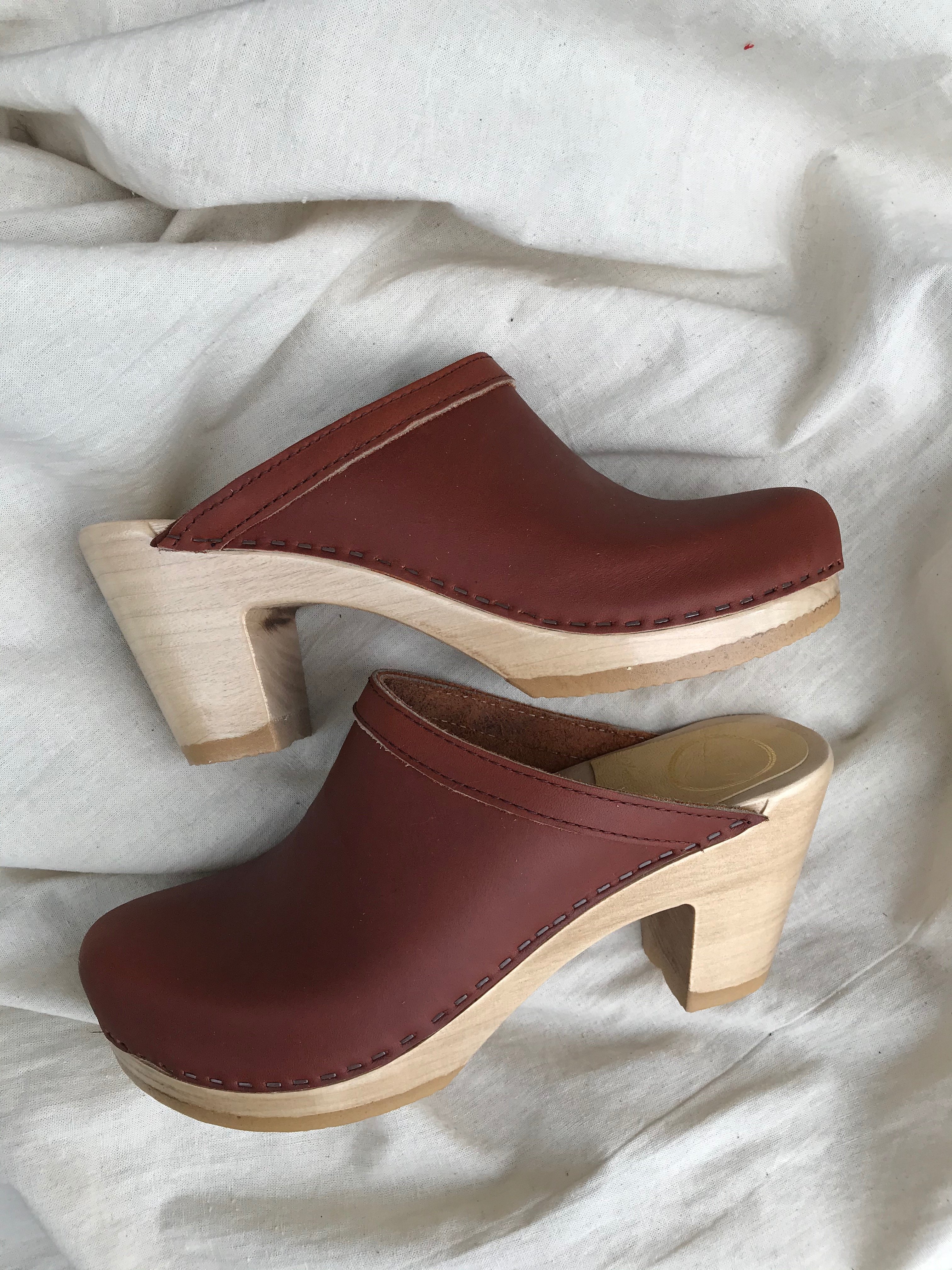 No.6 Old School Clog On High Heel | Garmentory