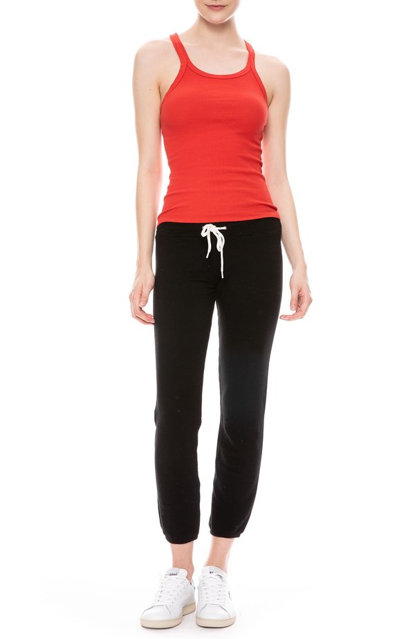 RE/DONE Ribbed Tank - RED ORANGE | Garmentory