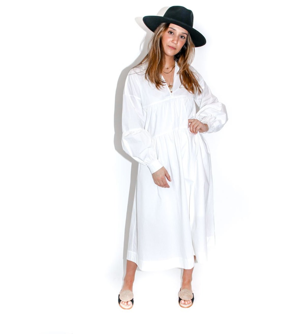 Just Female Brandy Maxi Dress - White | Garmentory